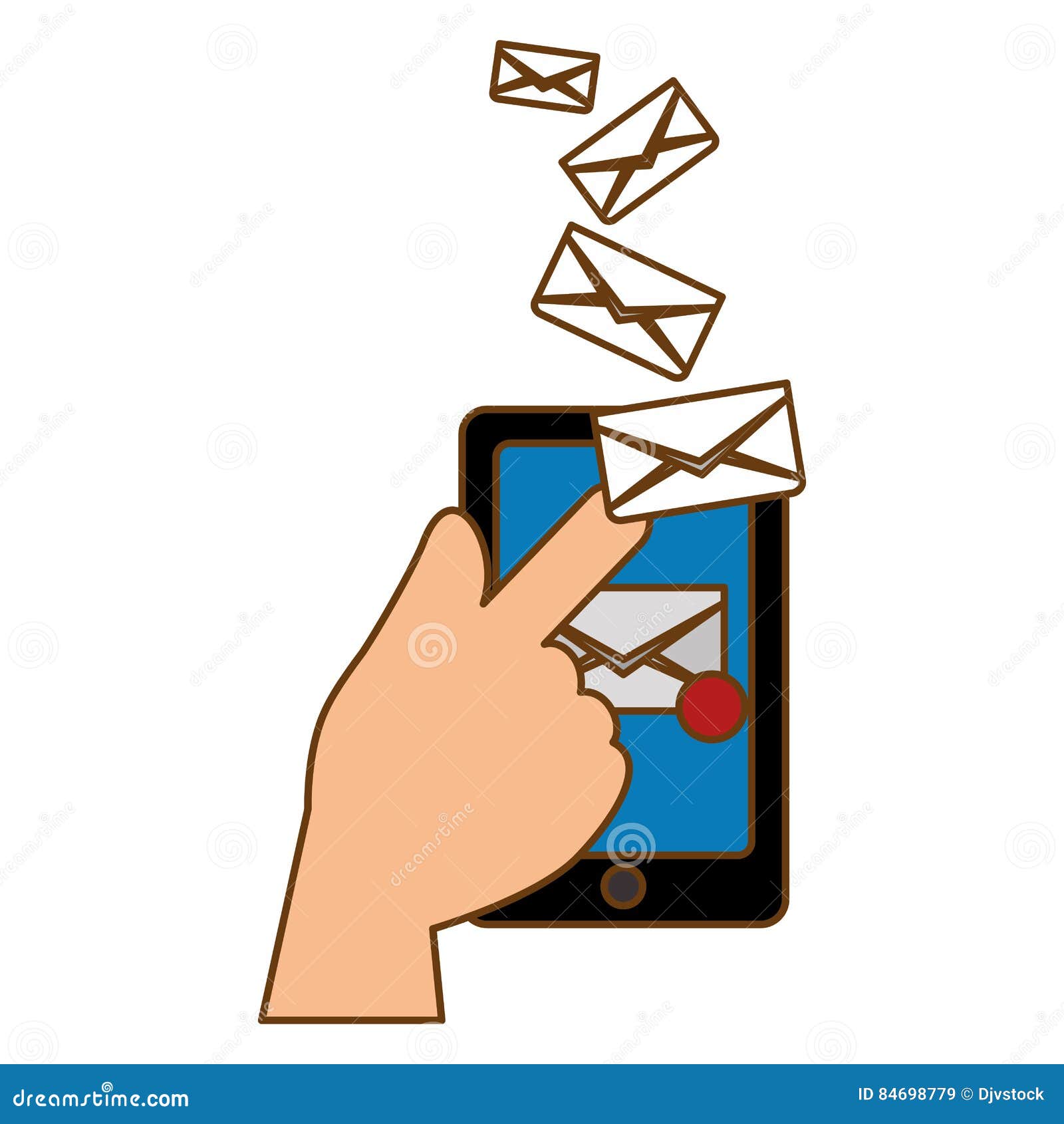 Email related icons image stock illustration. Illustration of symbol ...
