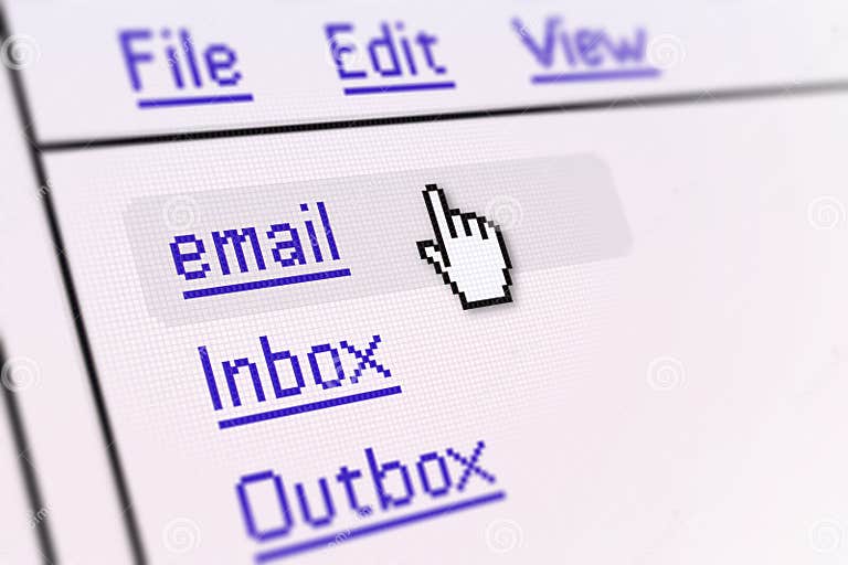 Email screen stock image. Image of screen, inbox, email - 4435847