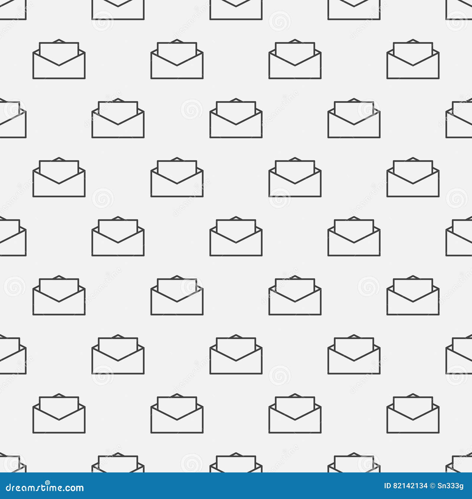 Email seamless pattern stock vector. Illustration of opened - 82142134