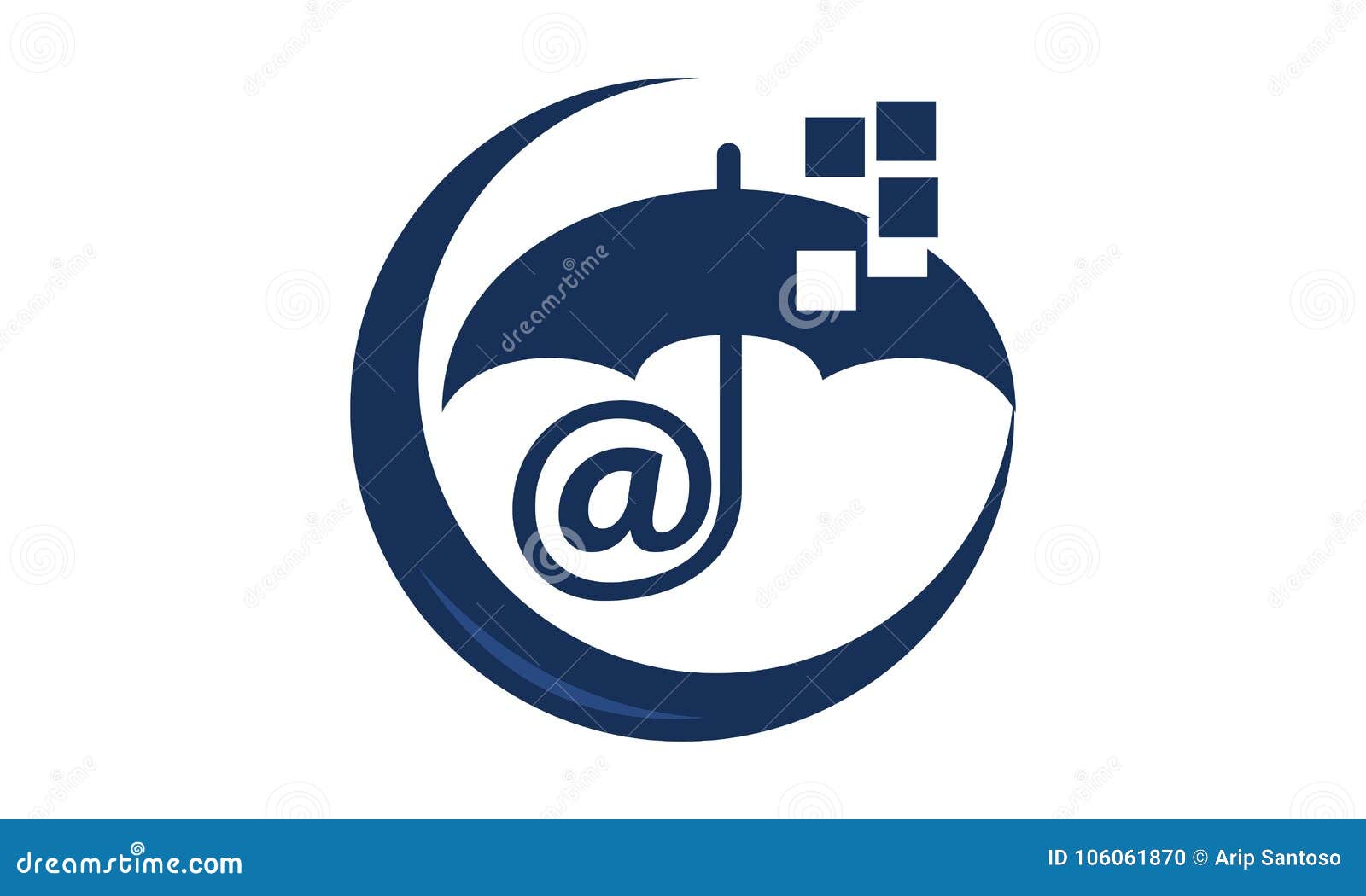 Email Secure Technology stock vector. Illustration of address - 106061870
