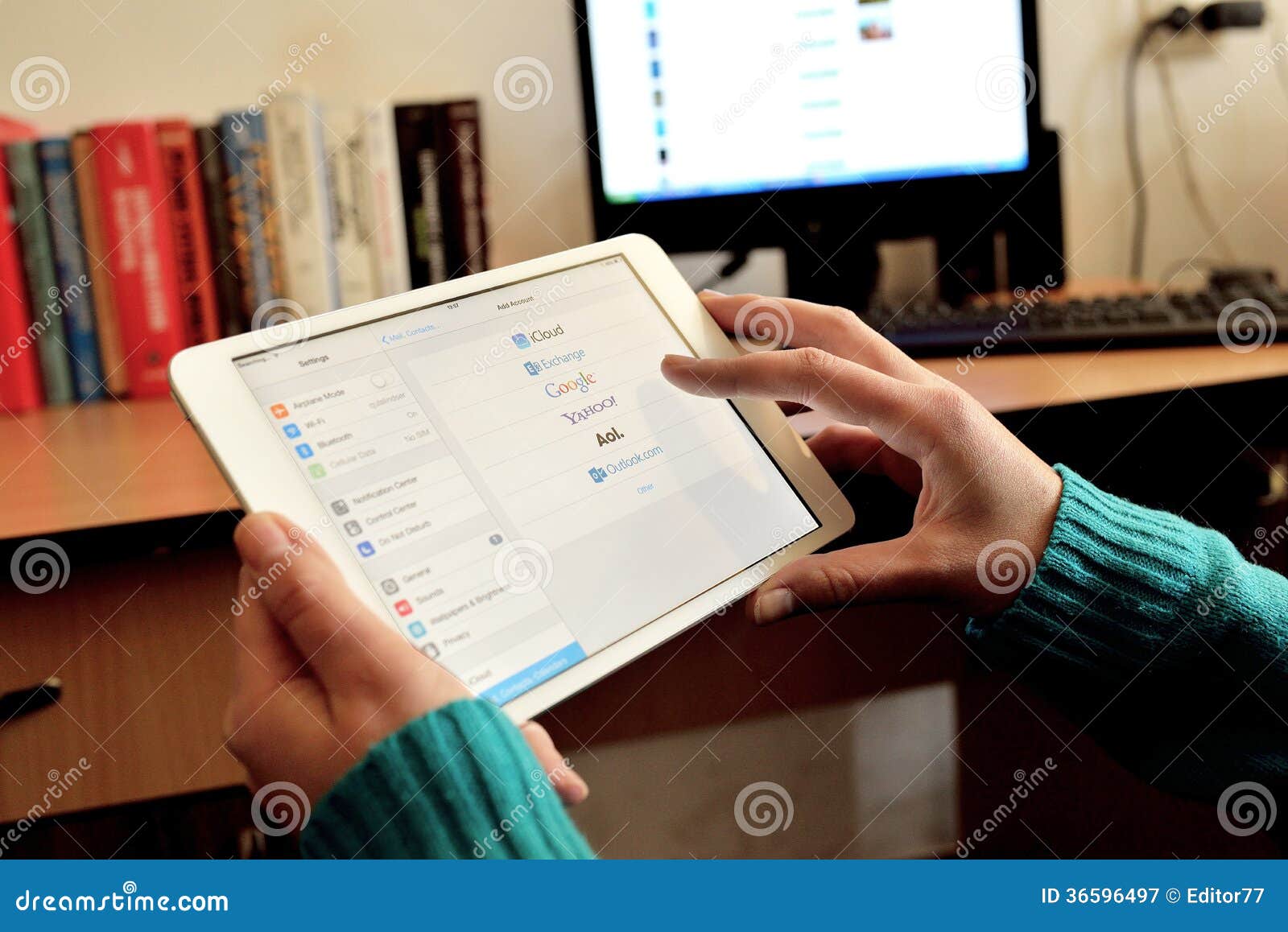 Email Services on Digital Tablet Editorial Photography - Image of ...