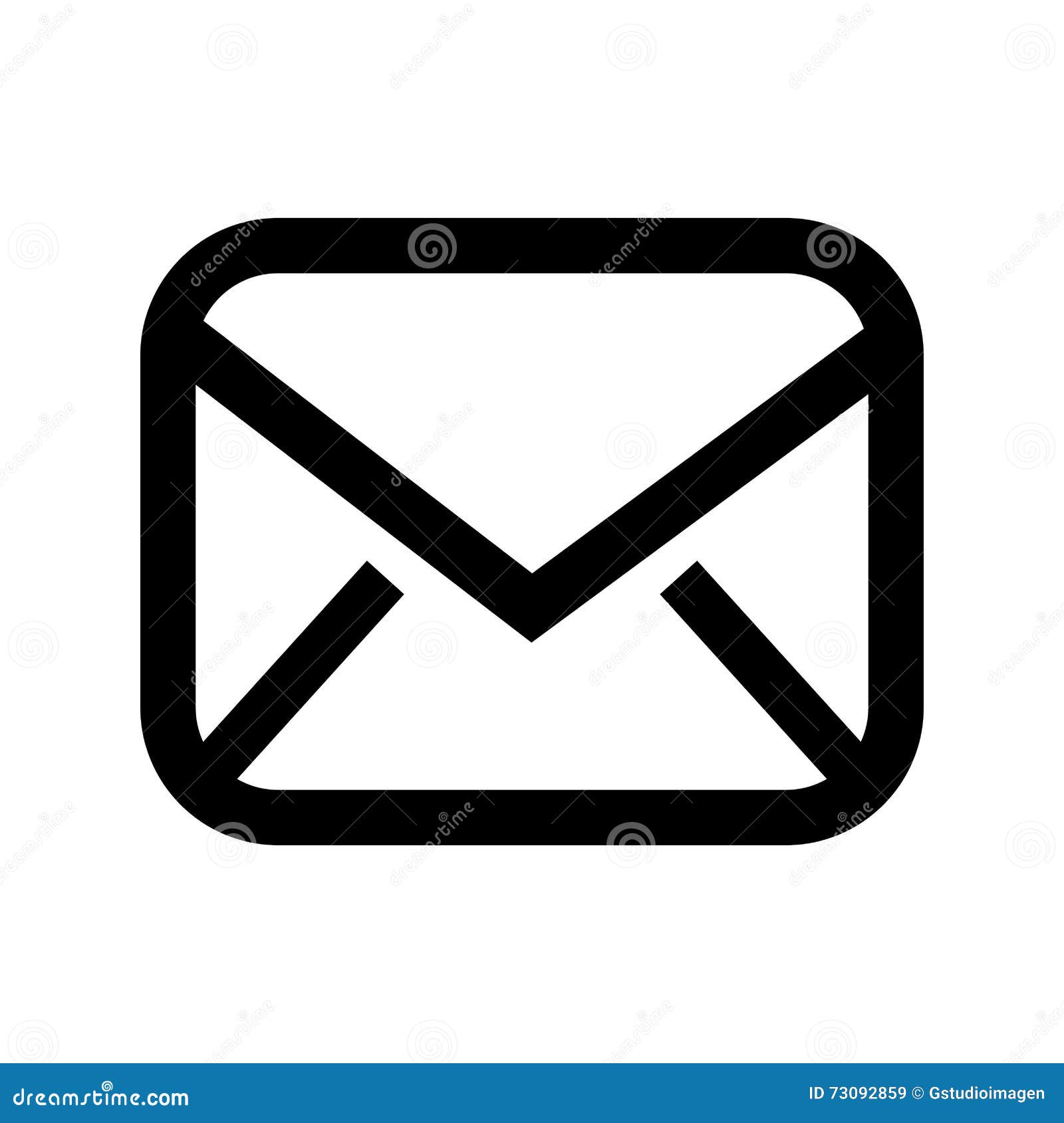 Email Setup Isolated Icon Design Stock Illustration - Illustration of ...