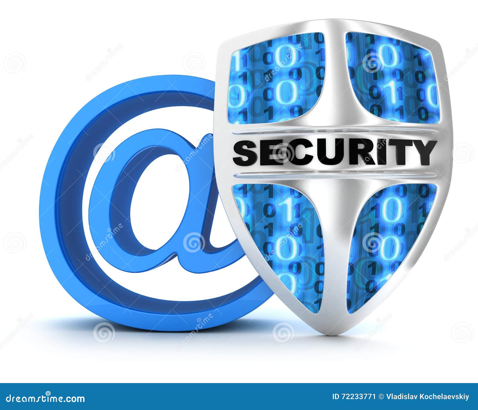 Email and shield stock illustration. Illustration of mail - 72233771