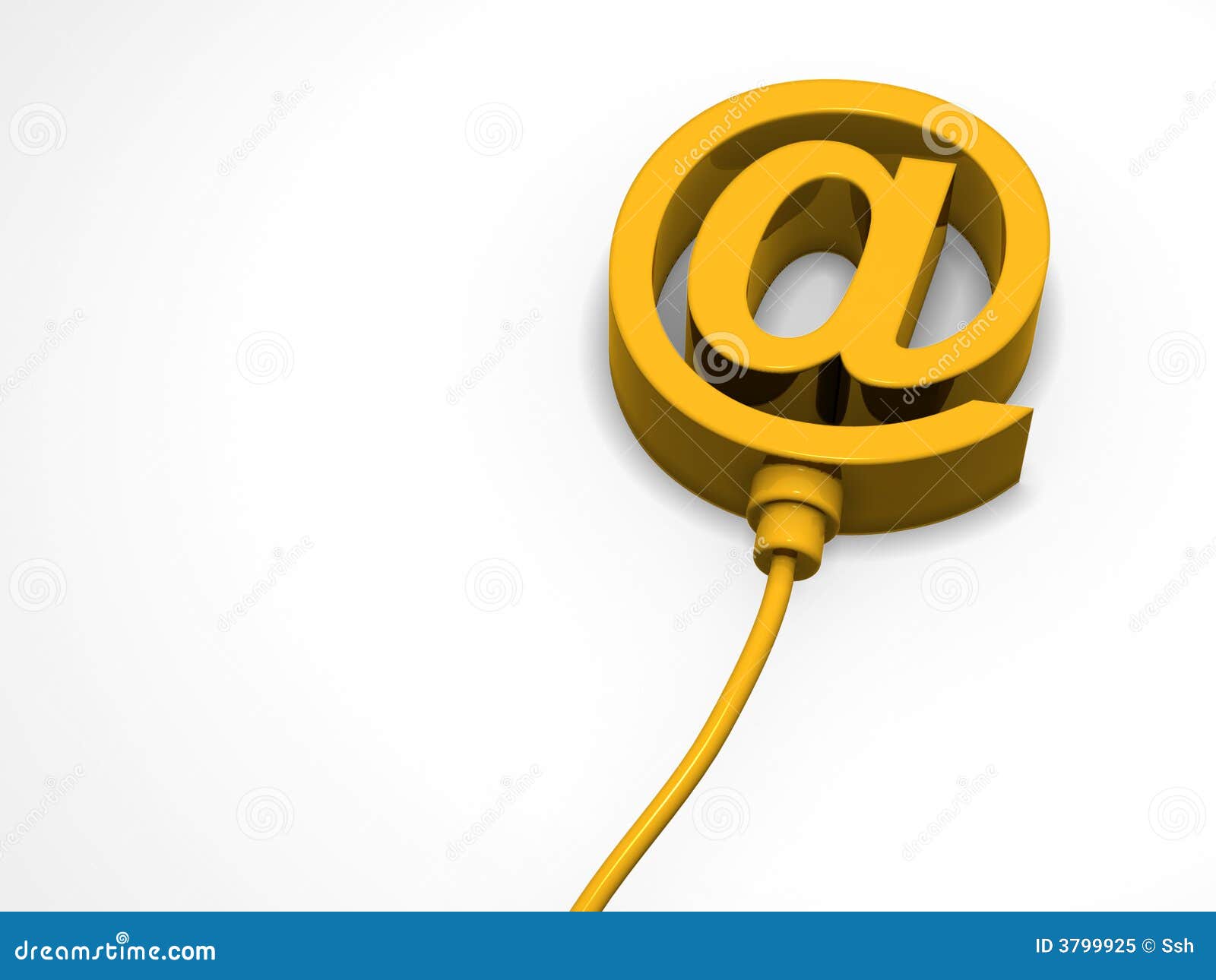 Email sign stock illustration. Illustration of colorful - 3799925