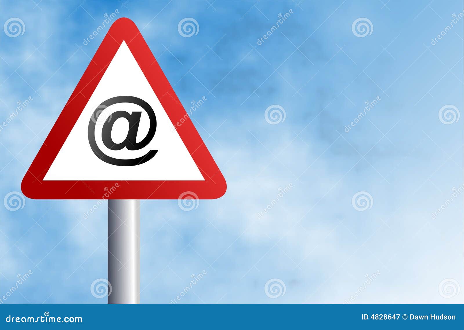 Email sign stock illustration. Illustration of internet - 4828647