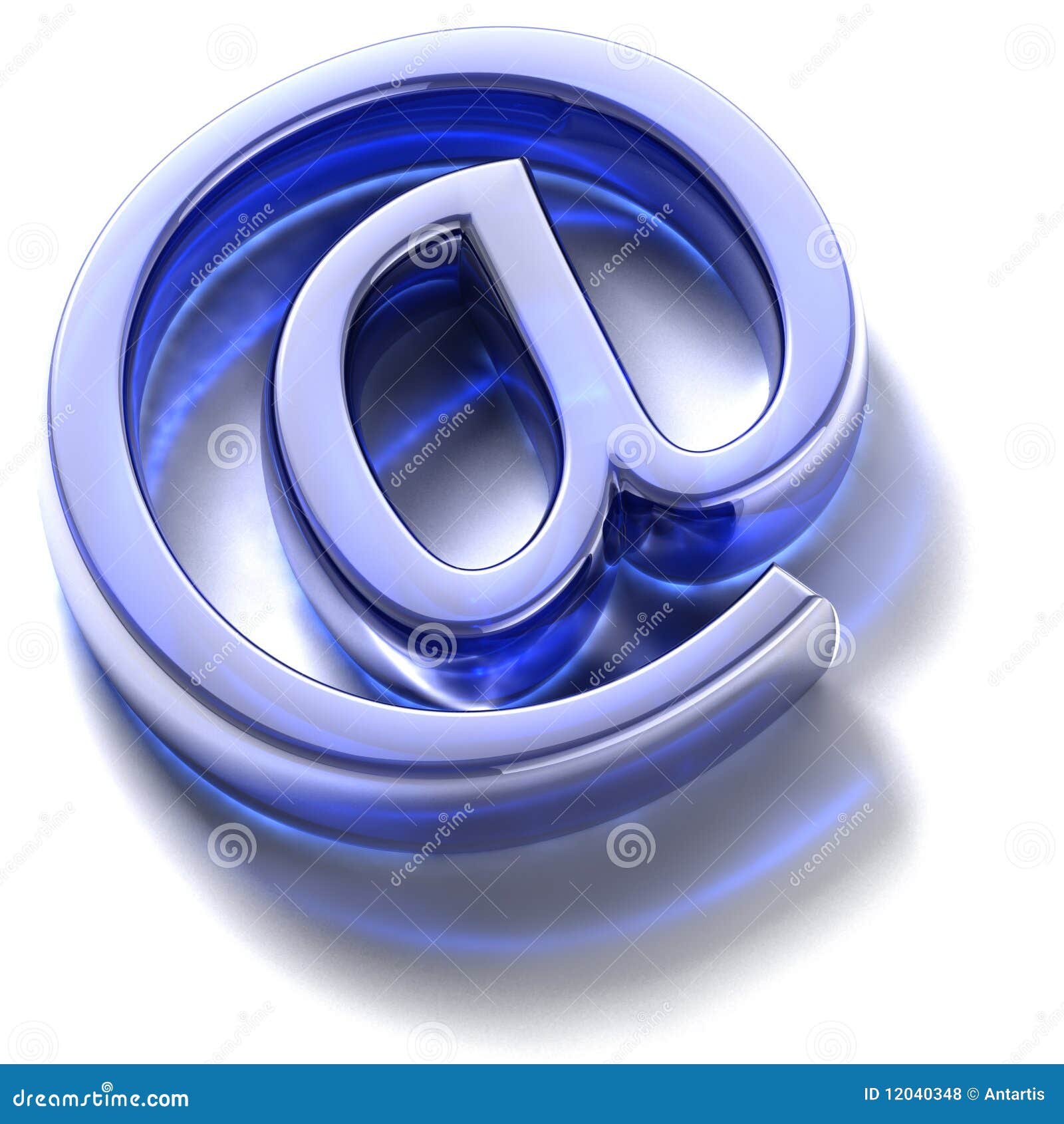 Email sign. Blue glass stock illustration. Illustration of glassy ...
