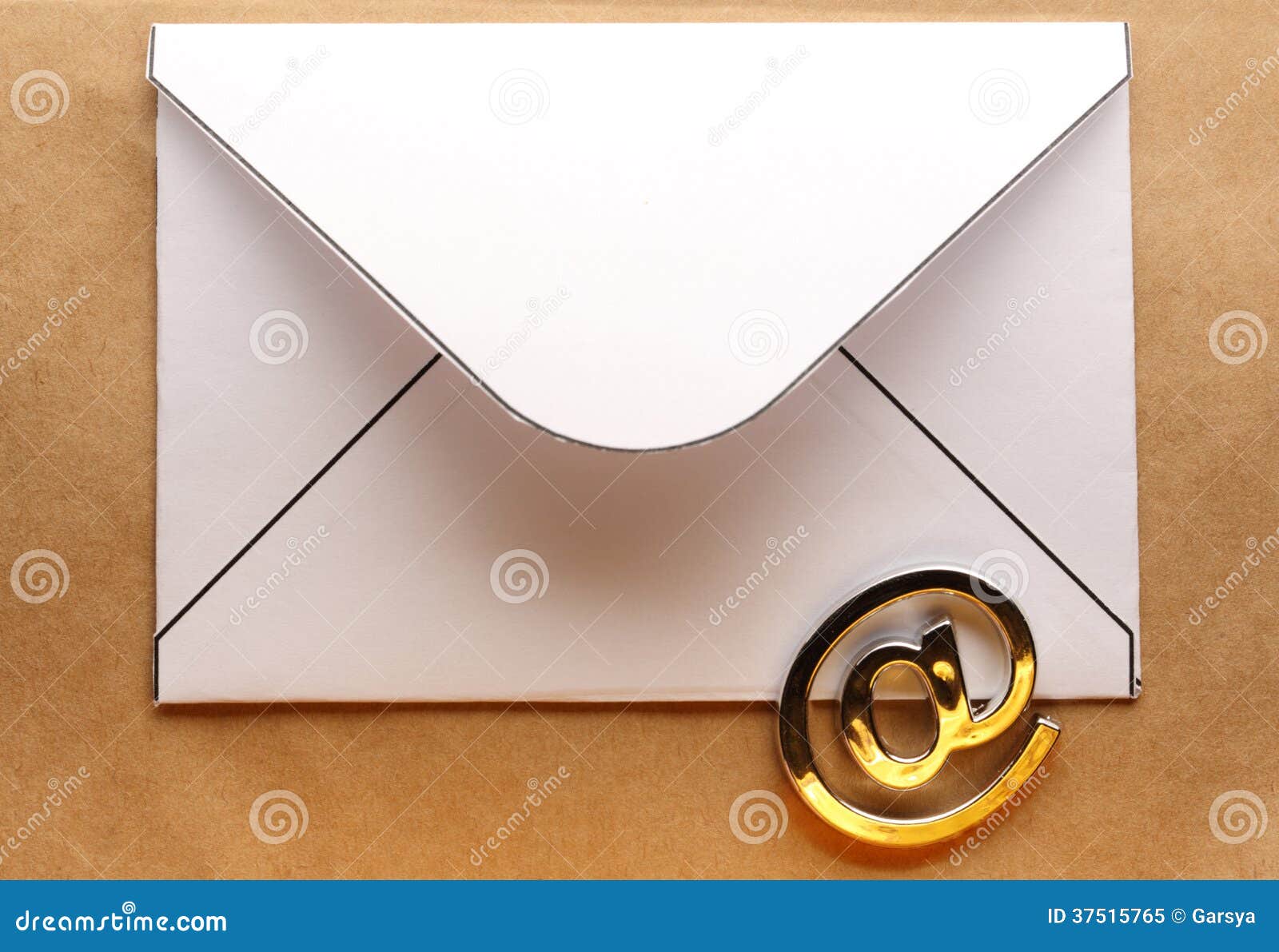 Email sign on envelope stock image. Image of page, internet - 37515765