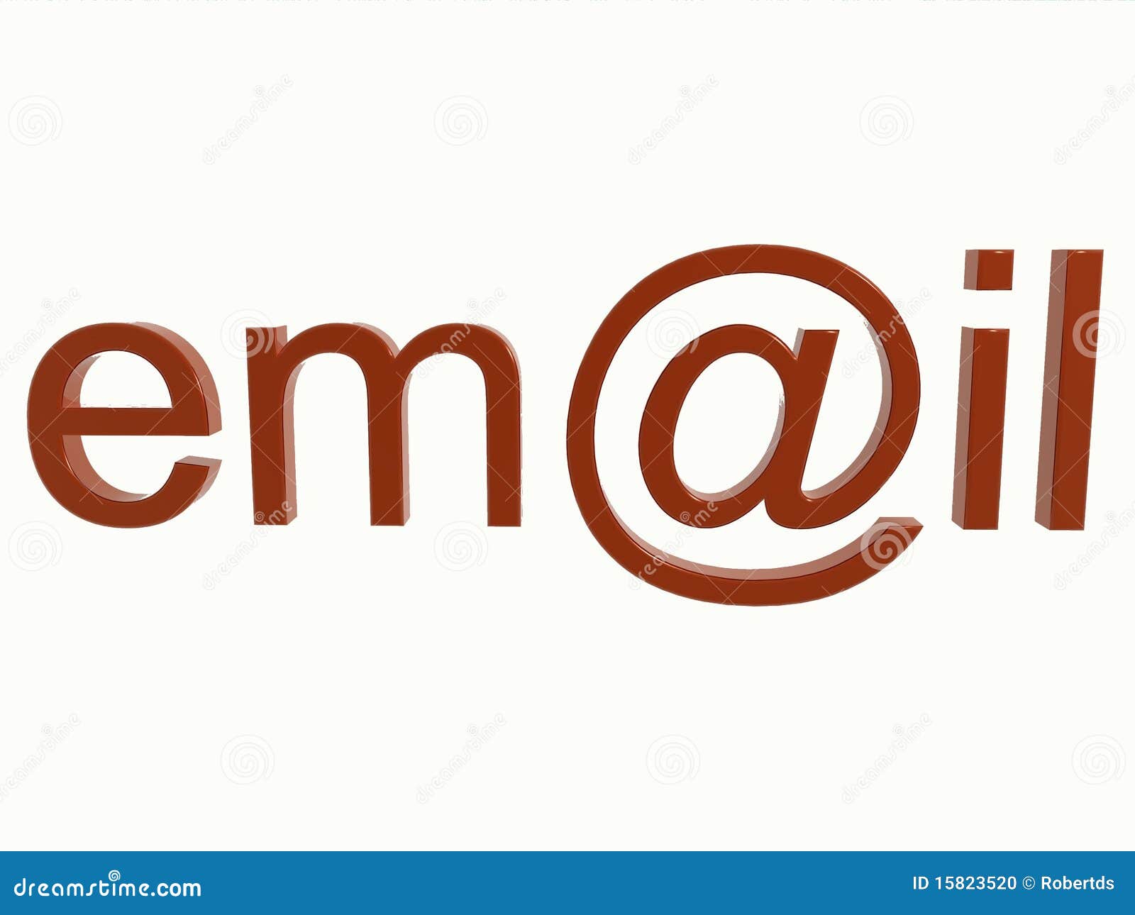 Email sign isolated stock illustration. Illustration of isolated - 15823520