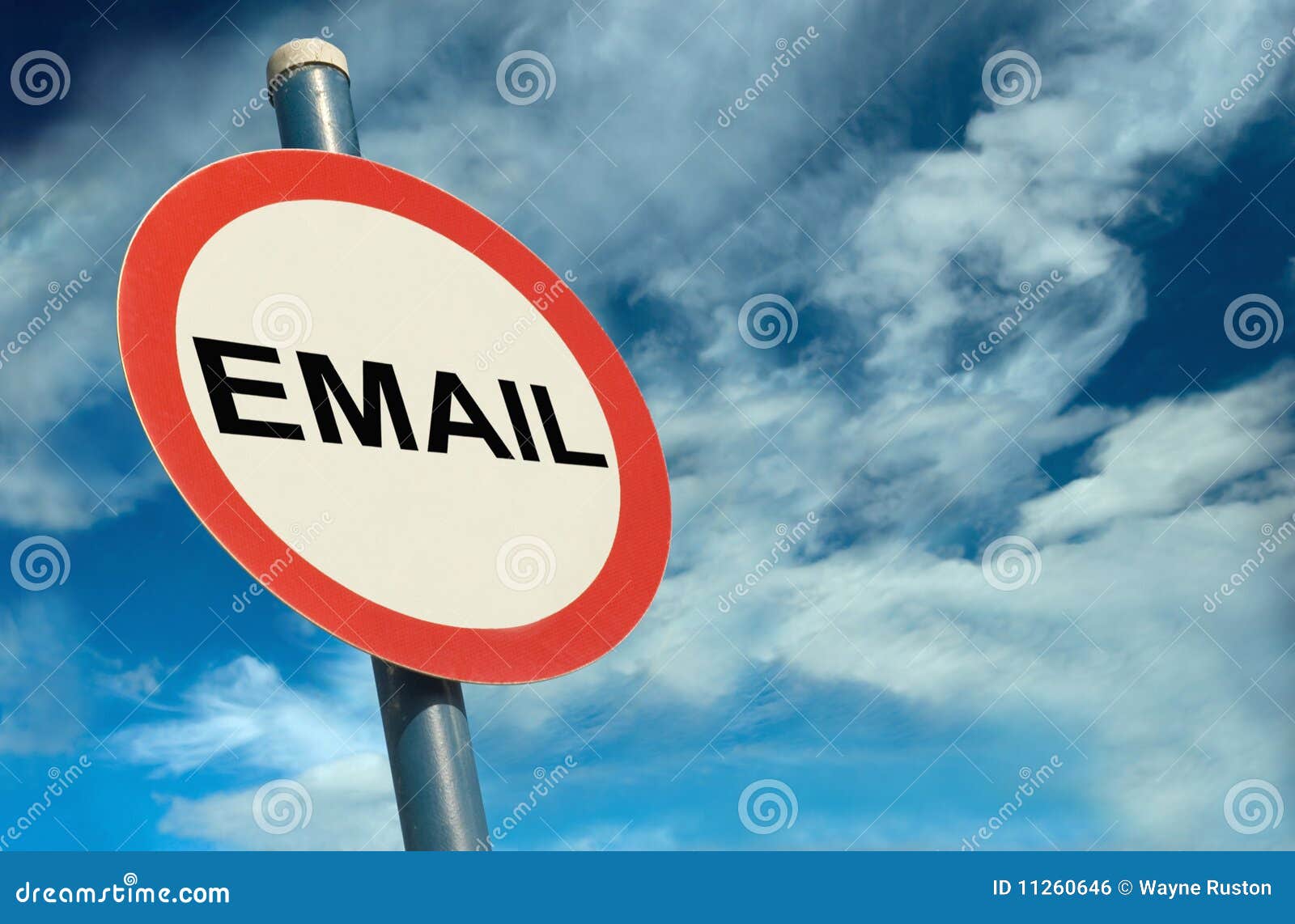 Email Signage stock photo. Image of electronic, code - 11260646