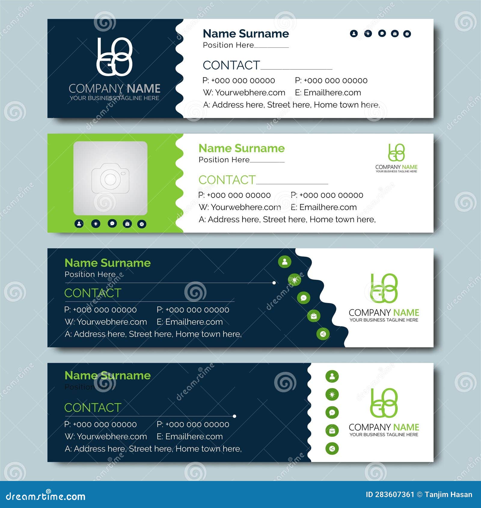 Email Signature Template, Email Signature Bundle, Different Type Email ... Email Signature Template, Email Signature Bundle, Different Type Email ...