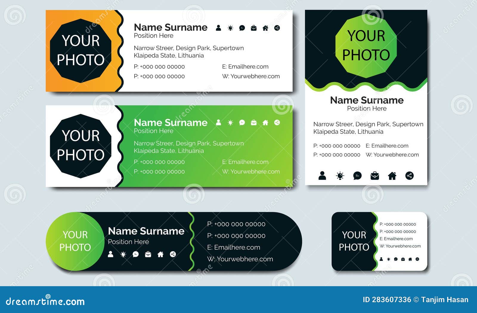 Email Signature Template, Email Signature Bundle, Different Type Email ... Email Signature Template, Email Signature Bundle, Different Type Email ...