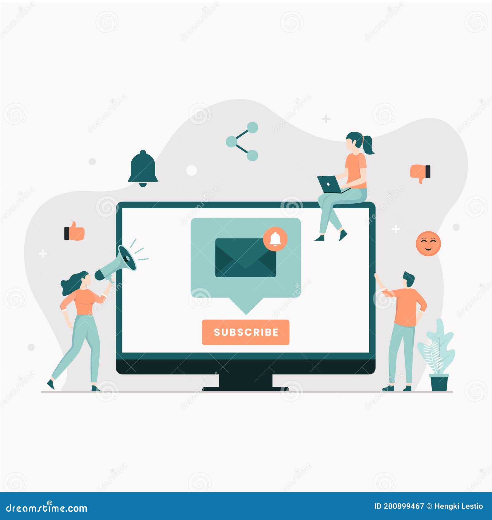 Subscribe Illustration Stock Illustrations – 24,896 Subscribe ...