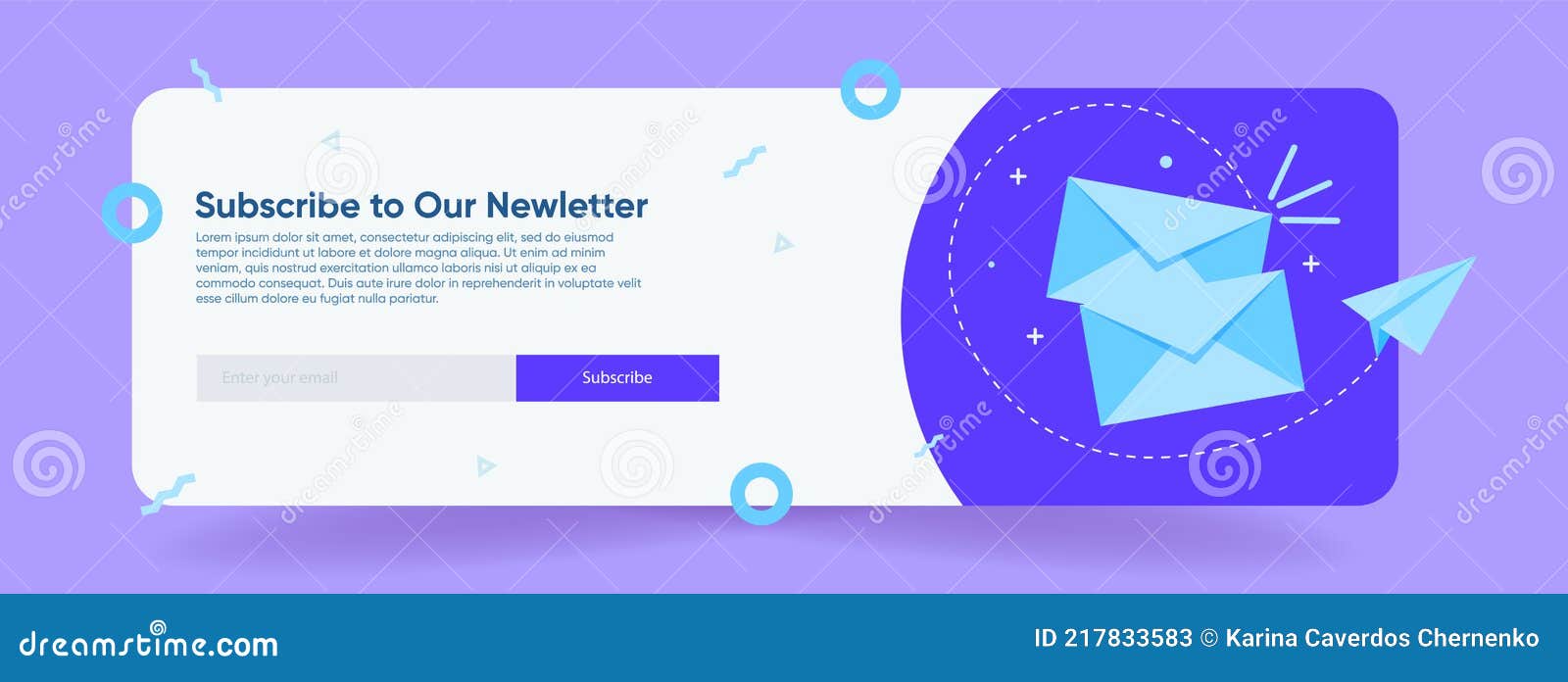 Email Subscription, an Online Mailing List Template with a Mailbox and ... Email Subscription, an Online Mailing List Template with a Mailbox and ...
