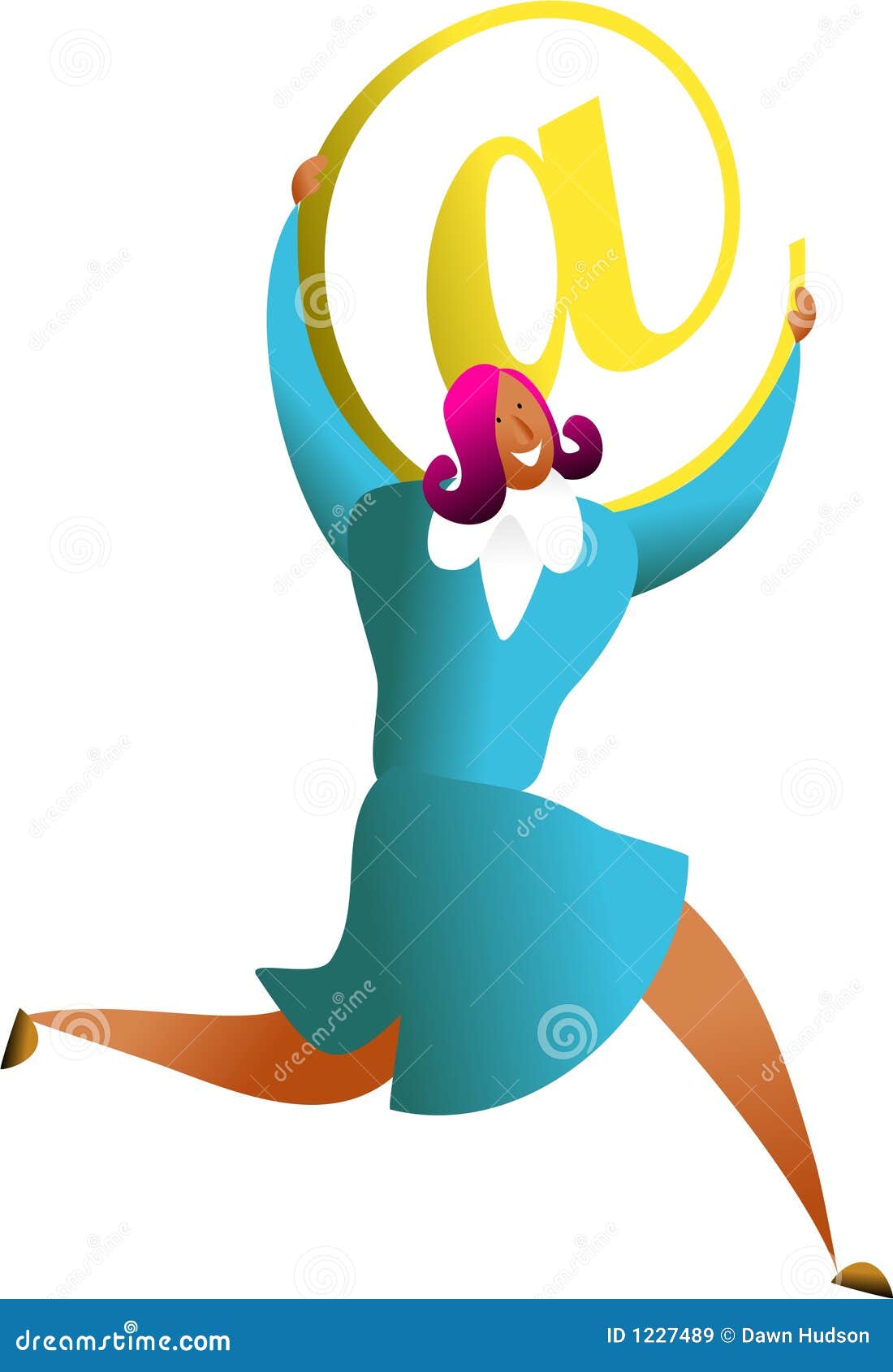 Email success stock illustration. Illustration of isolated - 1227489