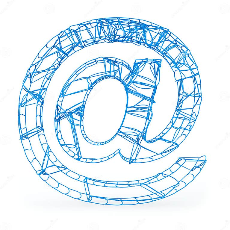 At email symbol stock illustration. Illustration of sign - 19412833