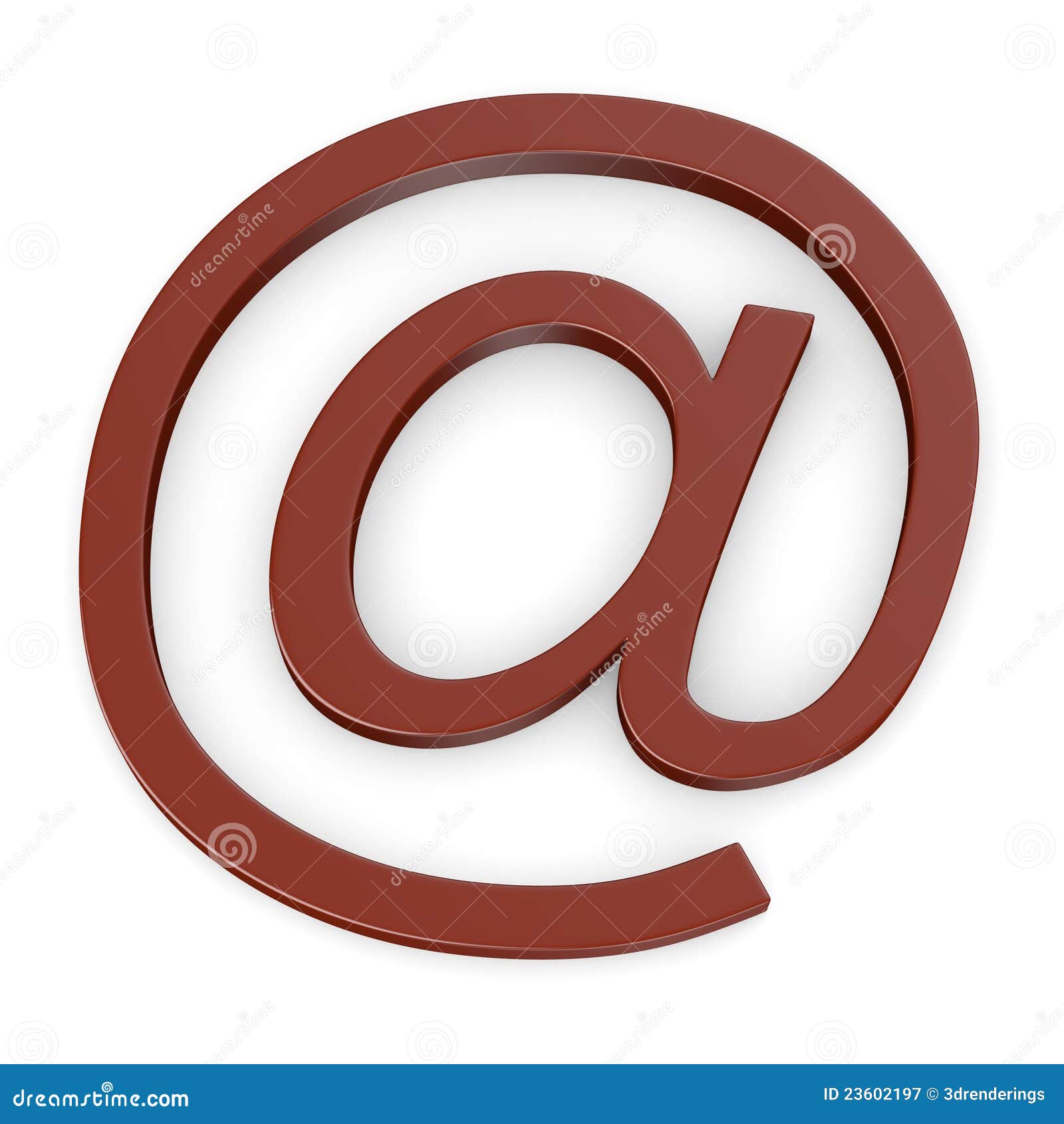Email symbol stock illustration. Illustration of render - 23602197