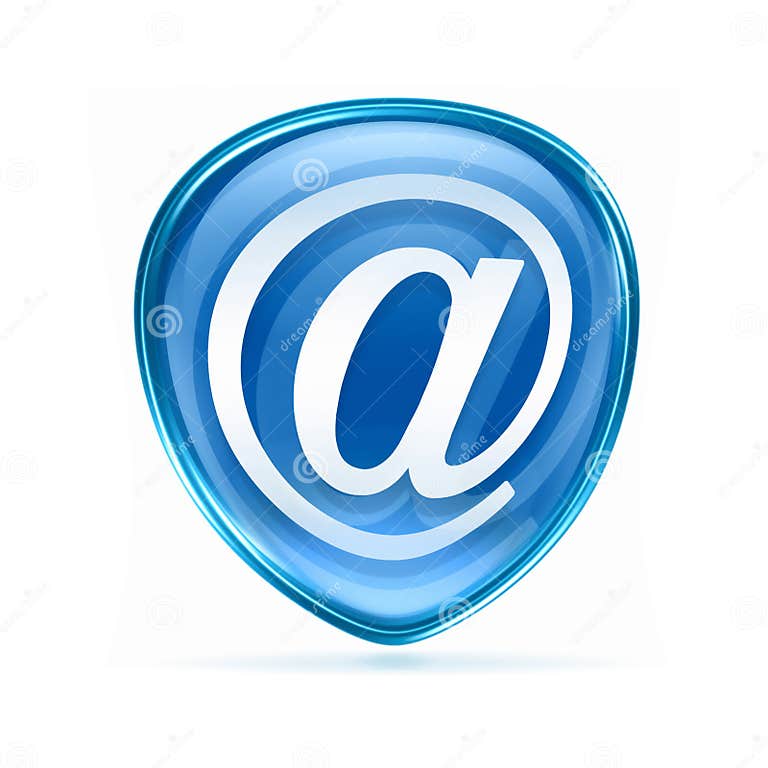 Email symbol blue. stock illustration. Illustration of design - 294667178