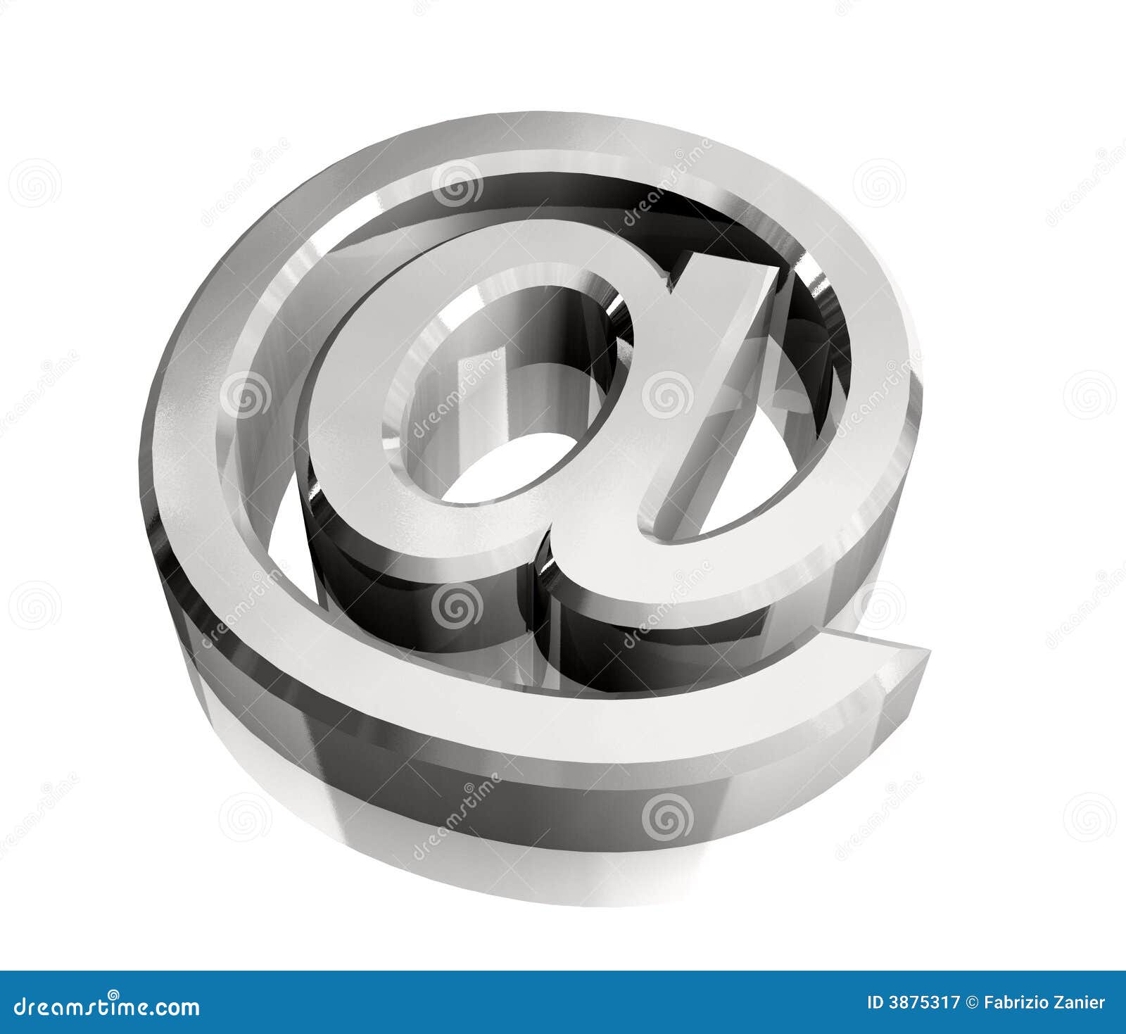 EMail-Symbol Im Silber (3d) Stock Abbildung - Illustration von adresse ...
