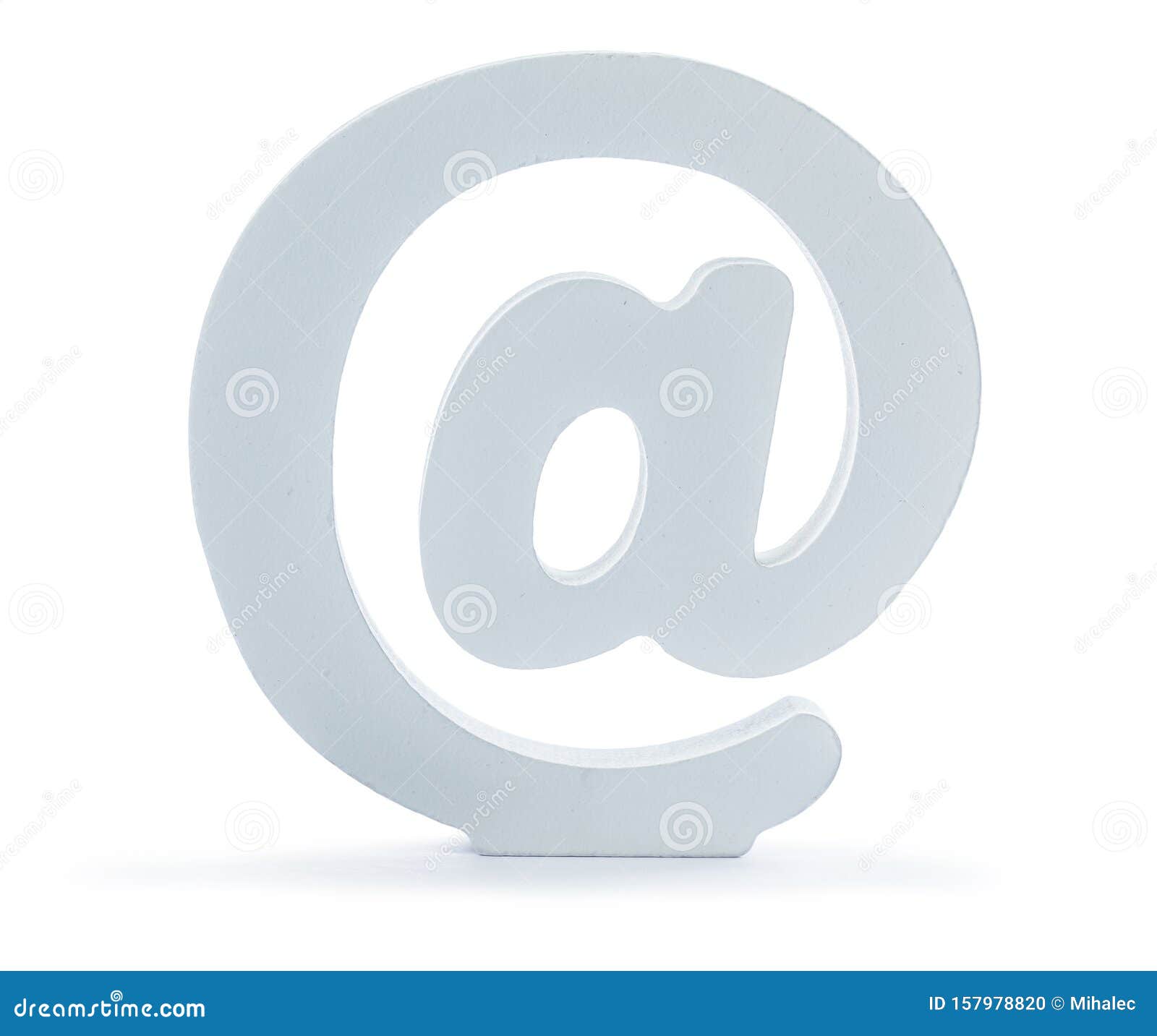 Email Symbol Isolated Concept for E-mail Adress and Contact Stock Photo ...