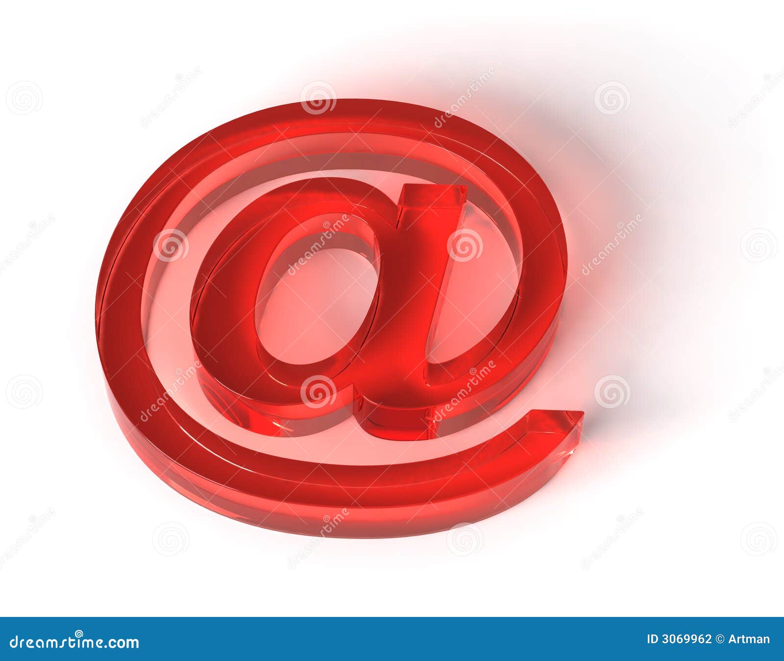 Email Symbol / Red At Stock Photography - Image: 3069962