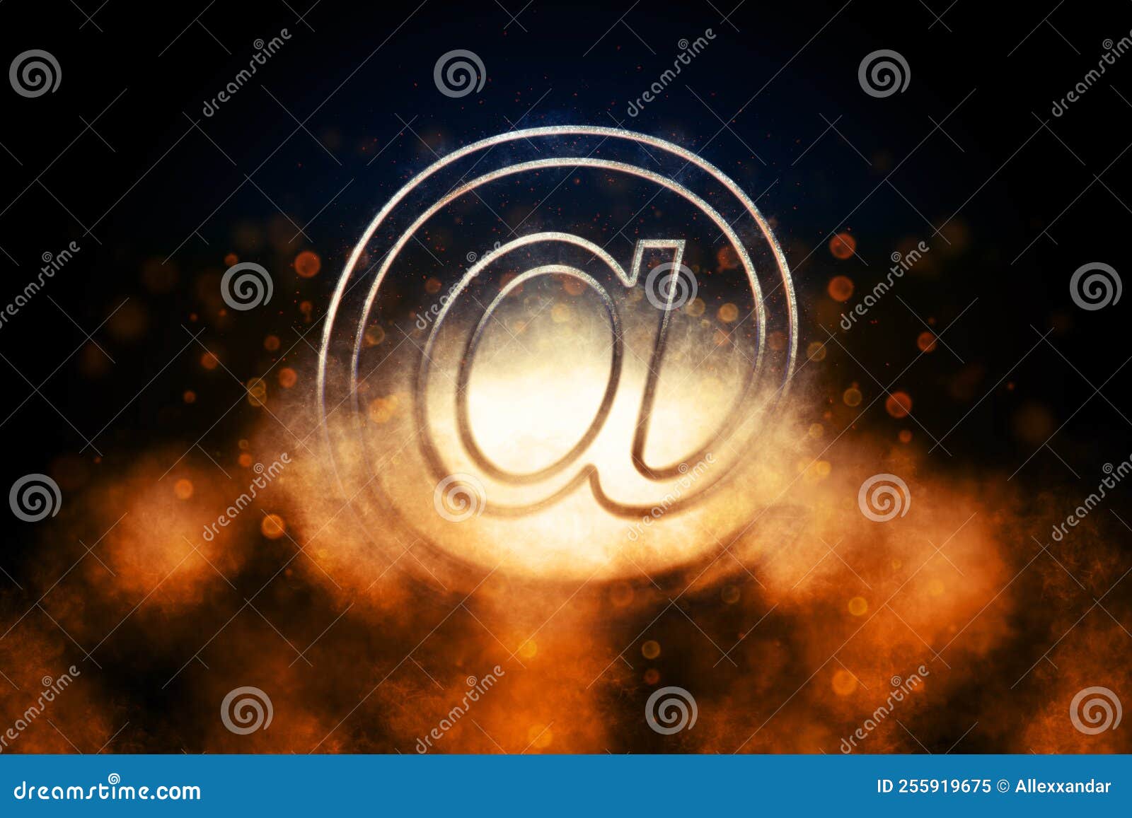 Email Symbol, at Sign, Mail Icon Stock Image - Image of business ...