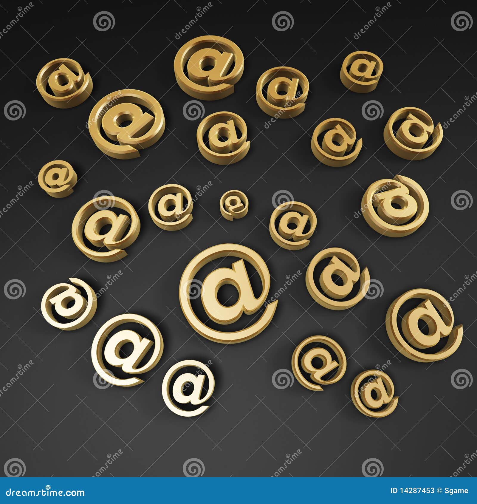 Email symbols stock illustration. Illustration of website - 14287453