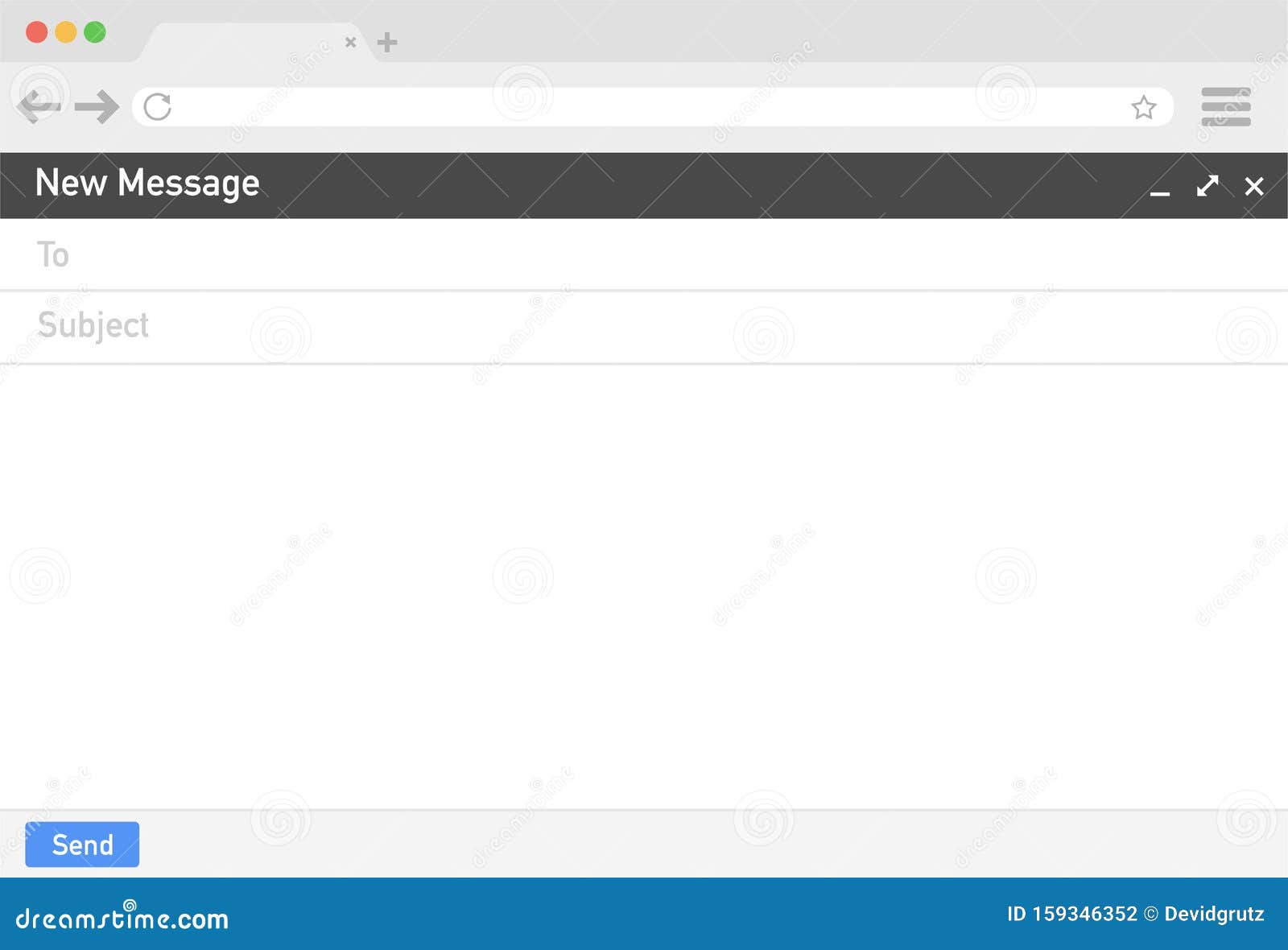 Email Template. Blank E-mail Browser Window. Mail Message Web Page ... Email Template. Blank E-mail Browser Window. Mail Message Web Page ...