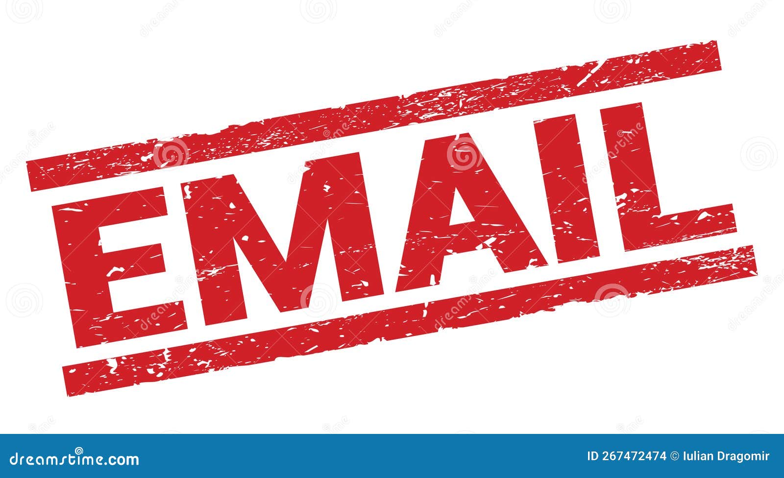 EMAIL Text on Red Rectangle Stamp Sign Stock Illustration ...