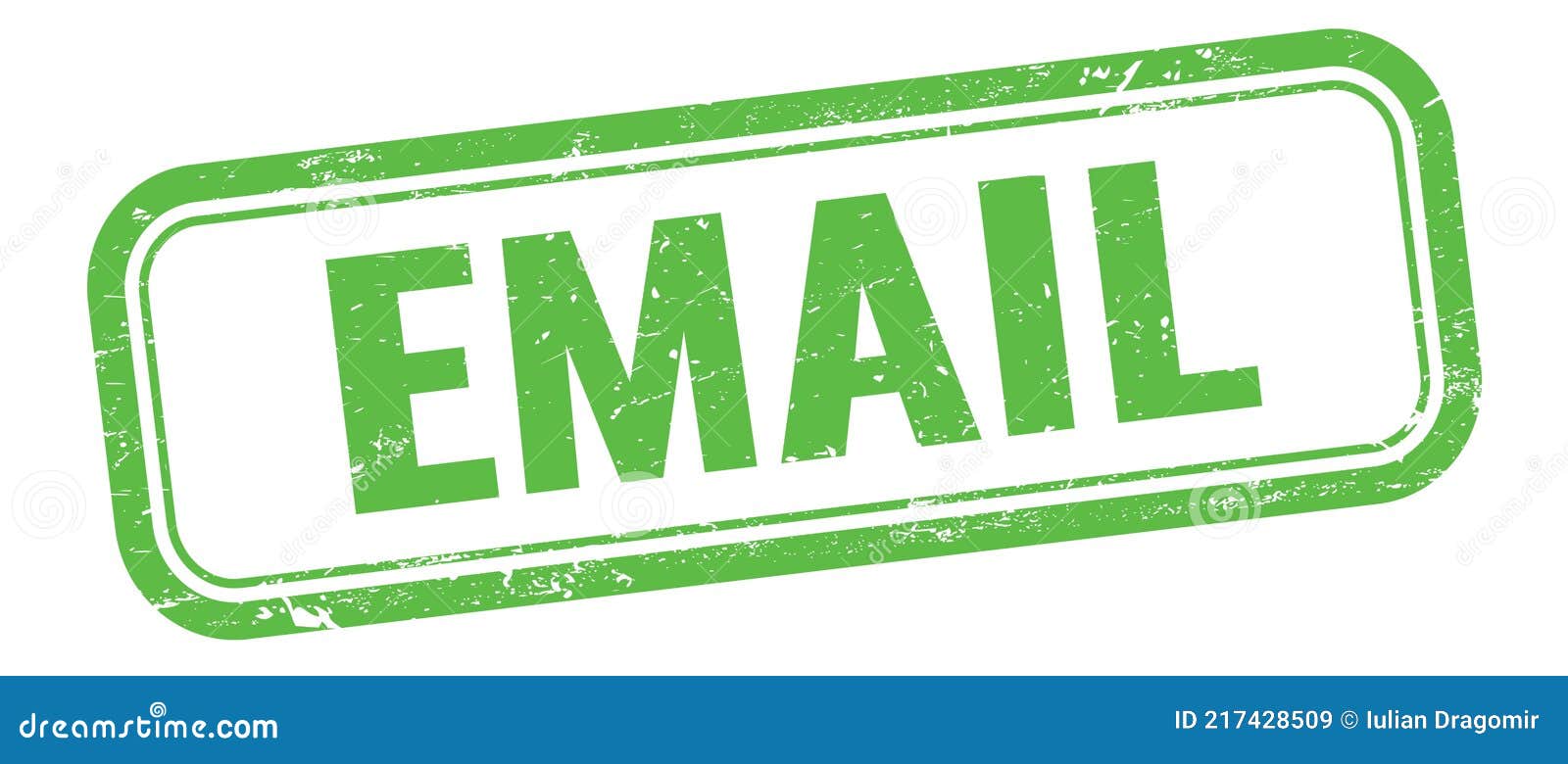 Email Texte Sur Le Timbre Vert Grungy Vintage Illustration Stock ...