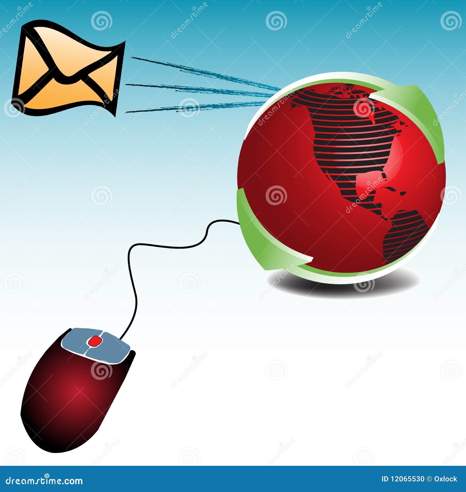 Email theme stock illustration. Illustration of colorful - 12065530