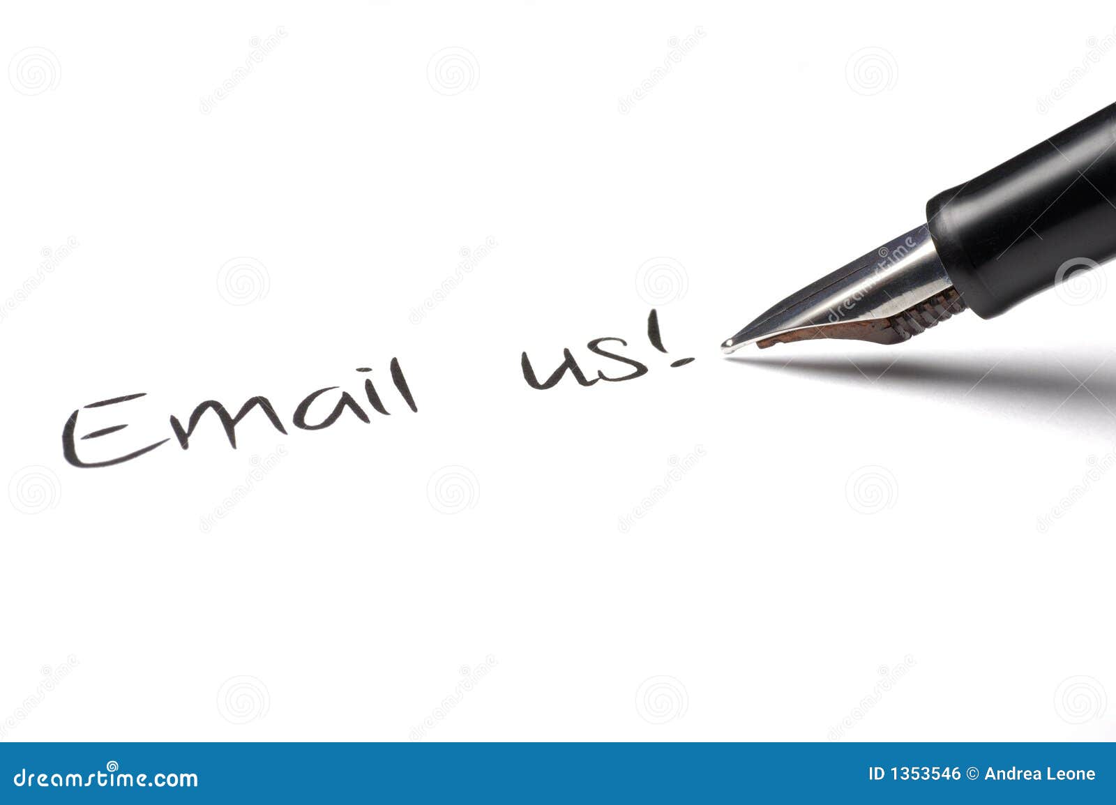 Email Us! stock photo. Image of paper, closeup, business - 1353546