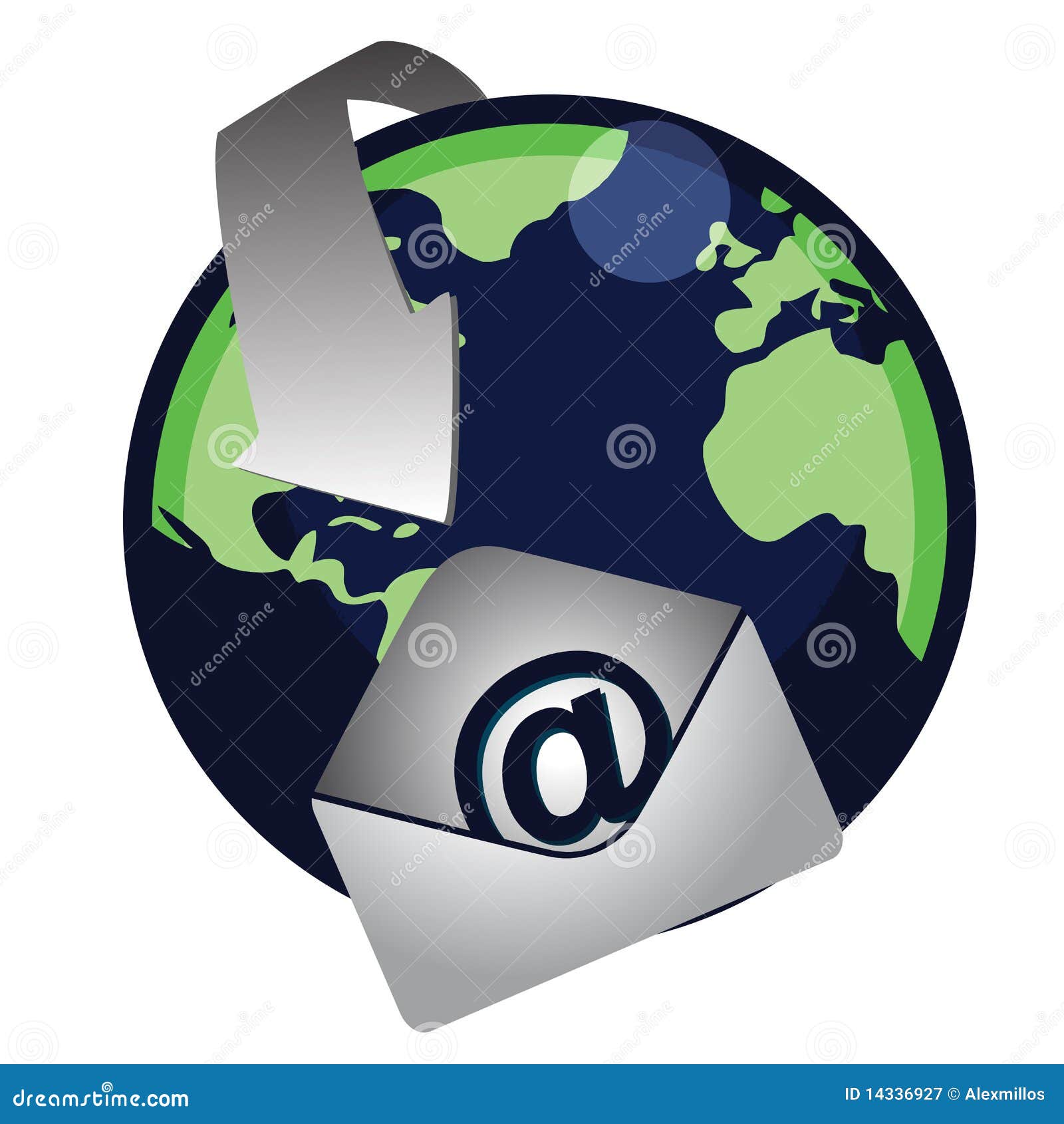 Email / Vector stock vector. Illustration of contact - 14336927