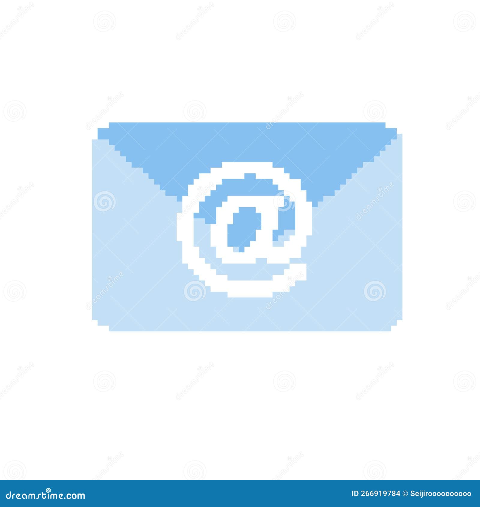 Email stock vector. Illustration of retro, icon, game - 266919784