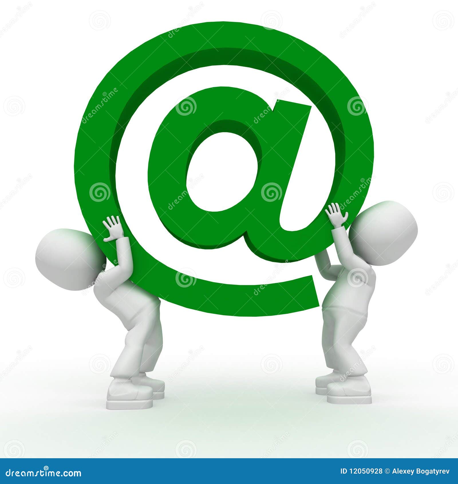Email verde grande!!! ilustração stock. Ilustração de expresse - 12050928