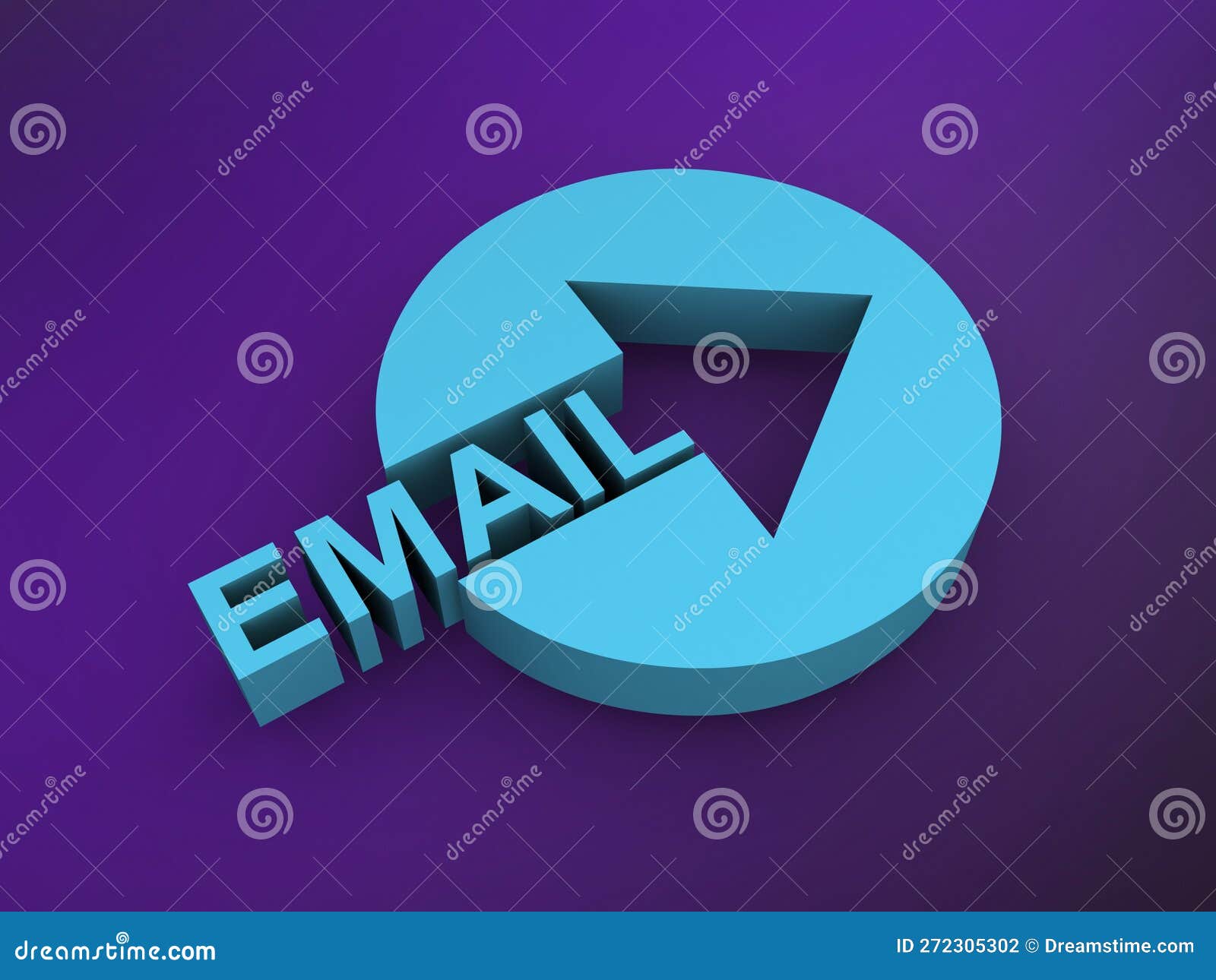 Email word on purple stock illustration. Illustration of advertising ...