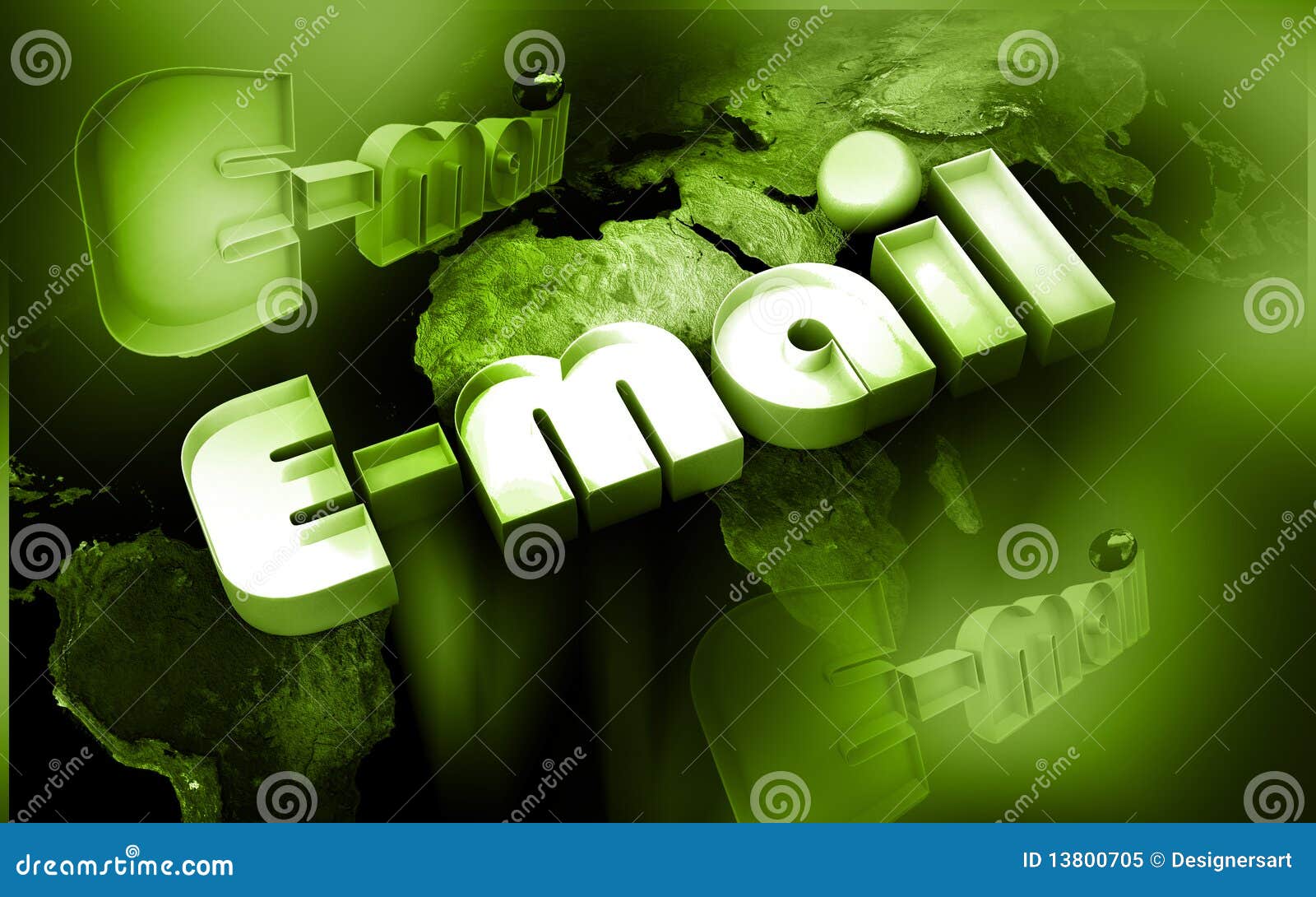 Email world stock illustration. Illustration of world - 13800705