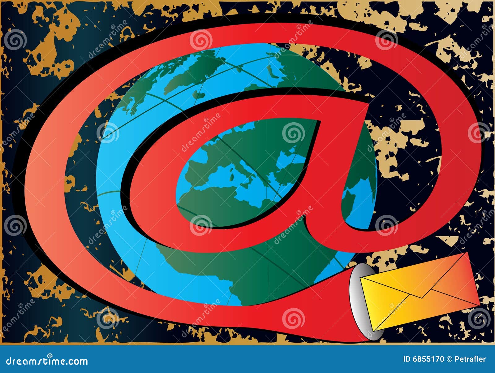 Email World stock vector. Illustration of ecommerce, technology - 6855170