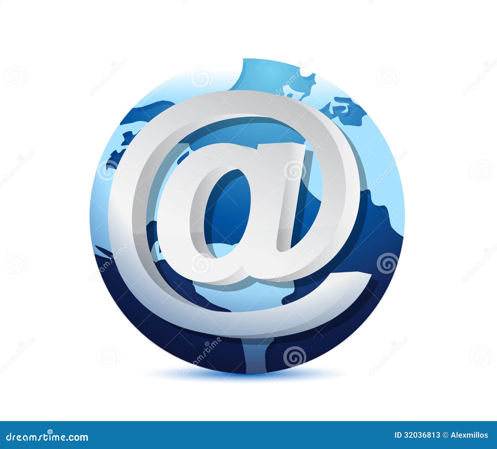 Email World Icon Illustration Design Stock Illustration - Illustration ...