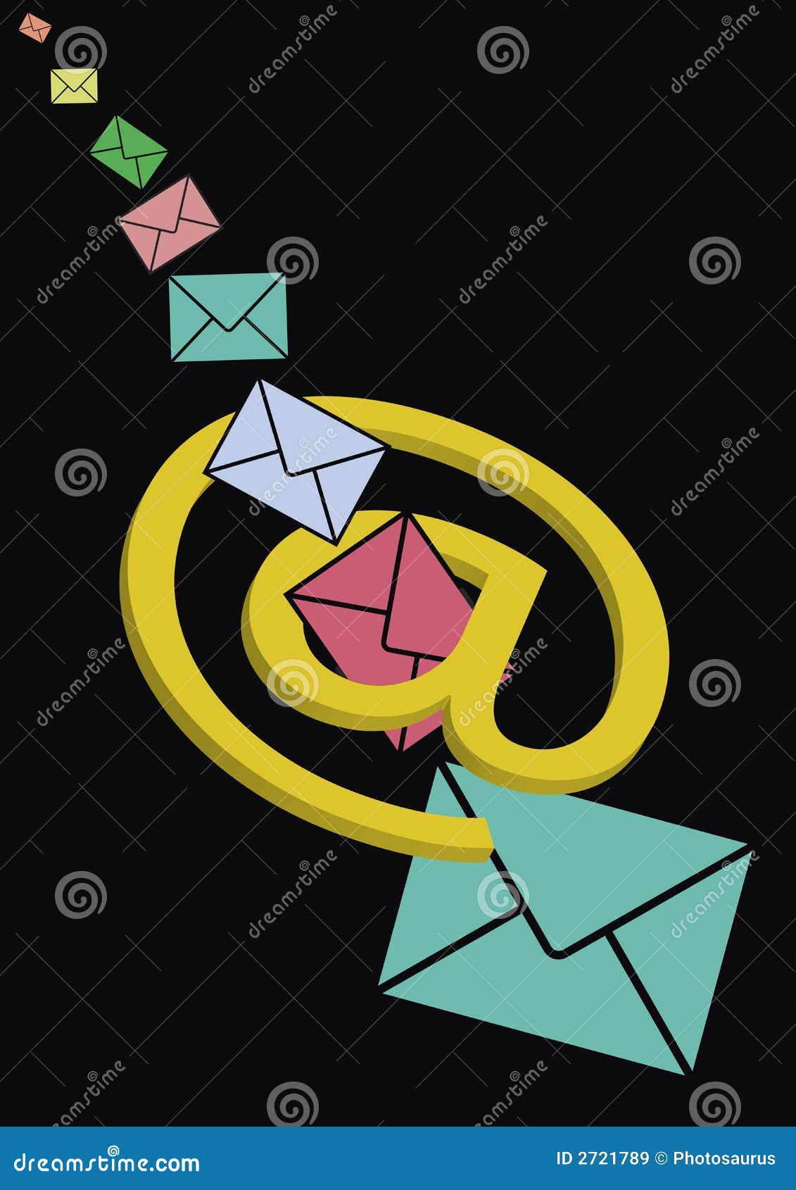 Emails Flying Picture. Image: 2721789