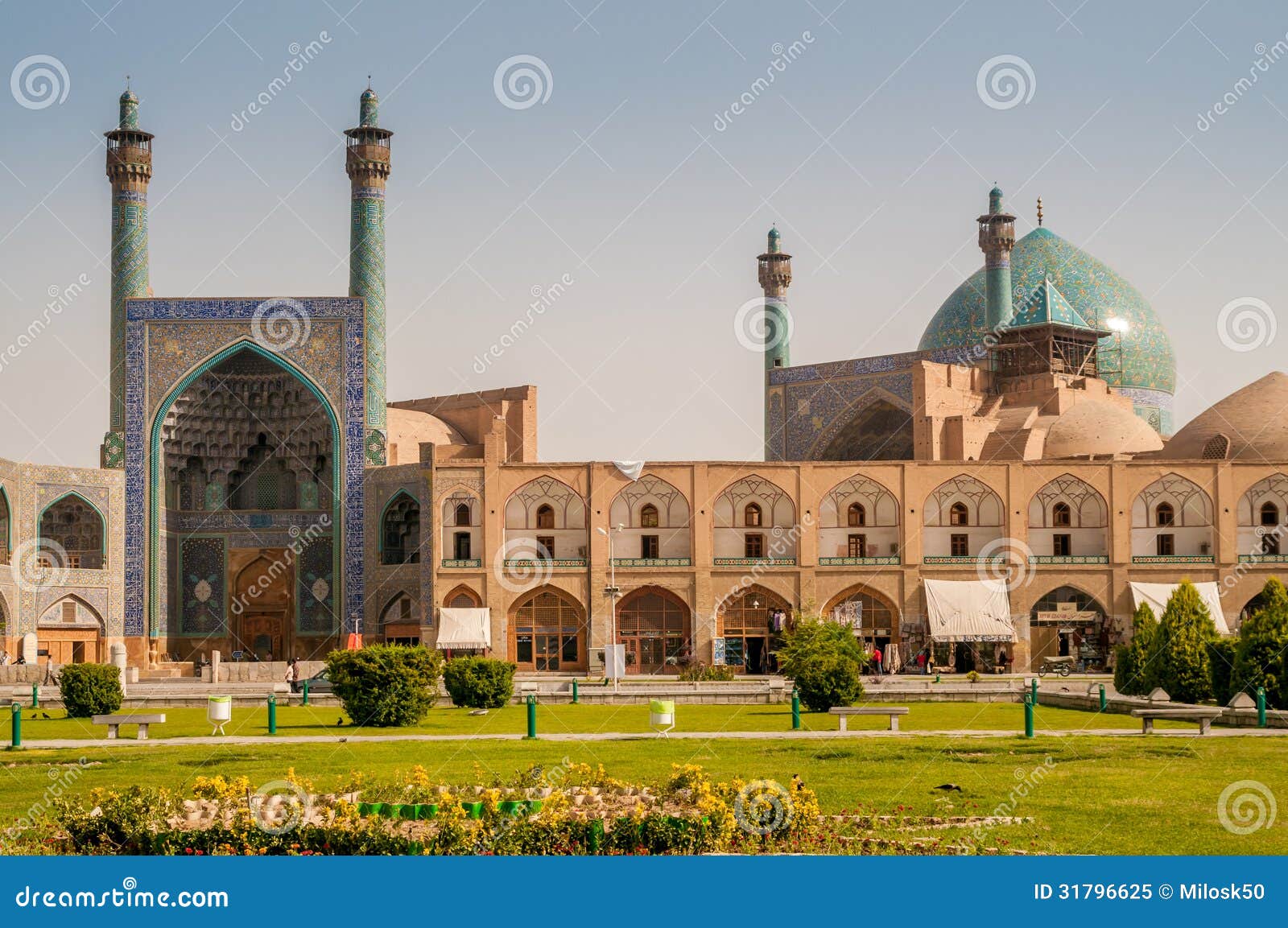 Emam Mosque - Esfahan stock image. Image of mosque, esfahan - 31796625