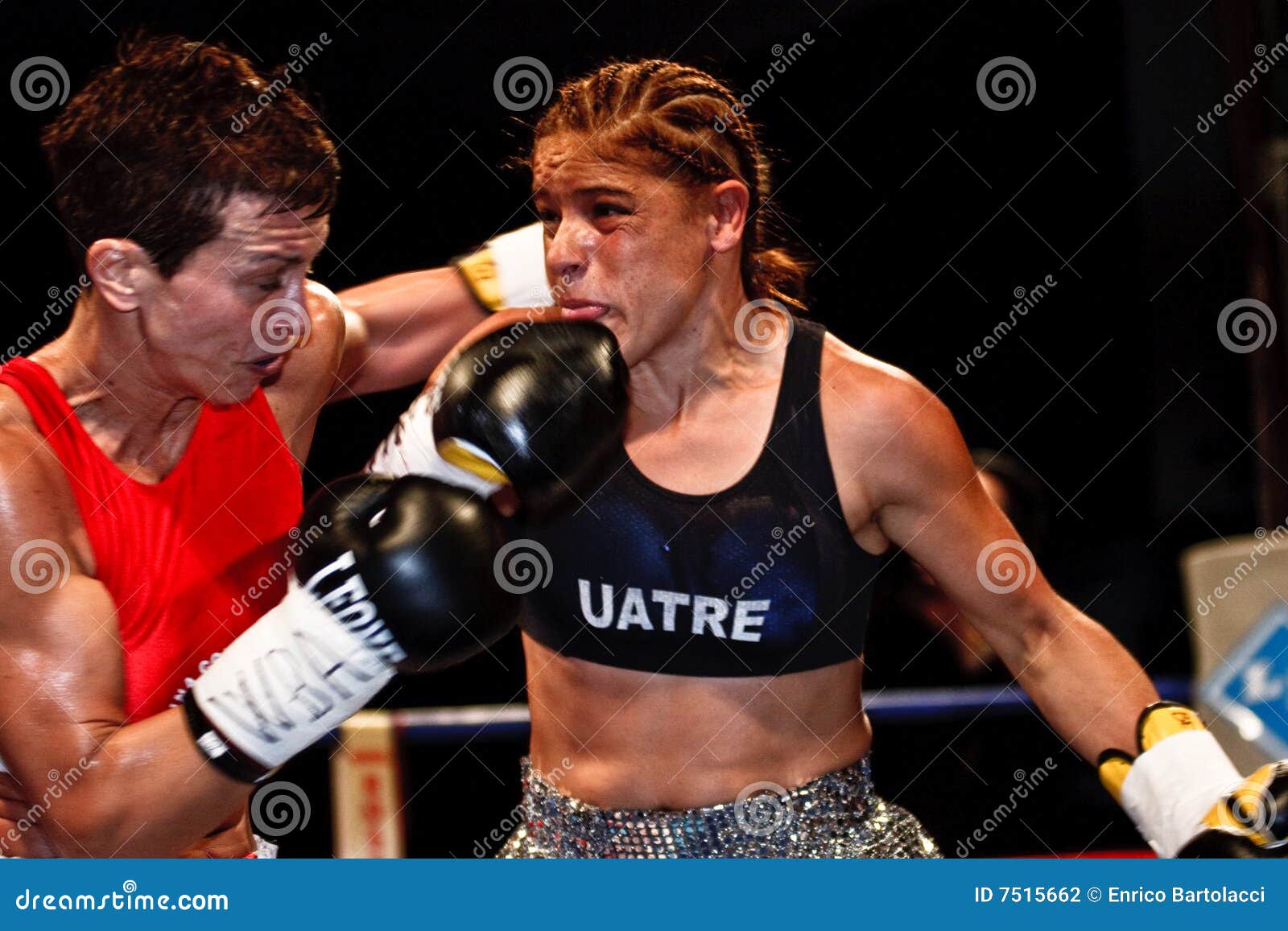 Emanuela Pantani Vs Bettina Garino - WBA BOXE Editorial Photography ...