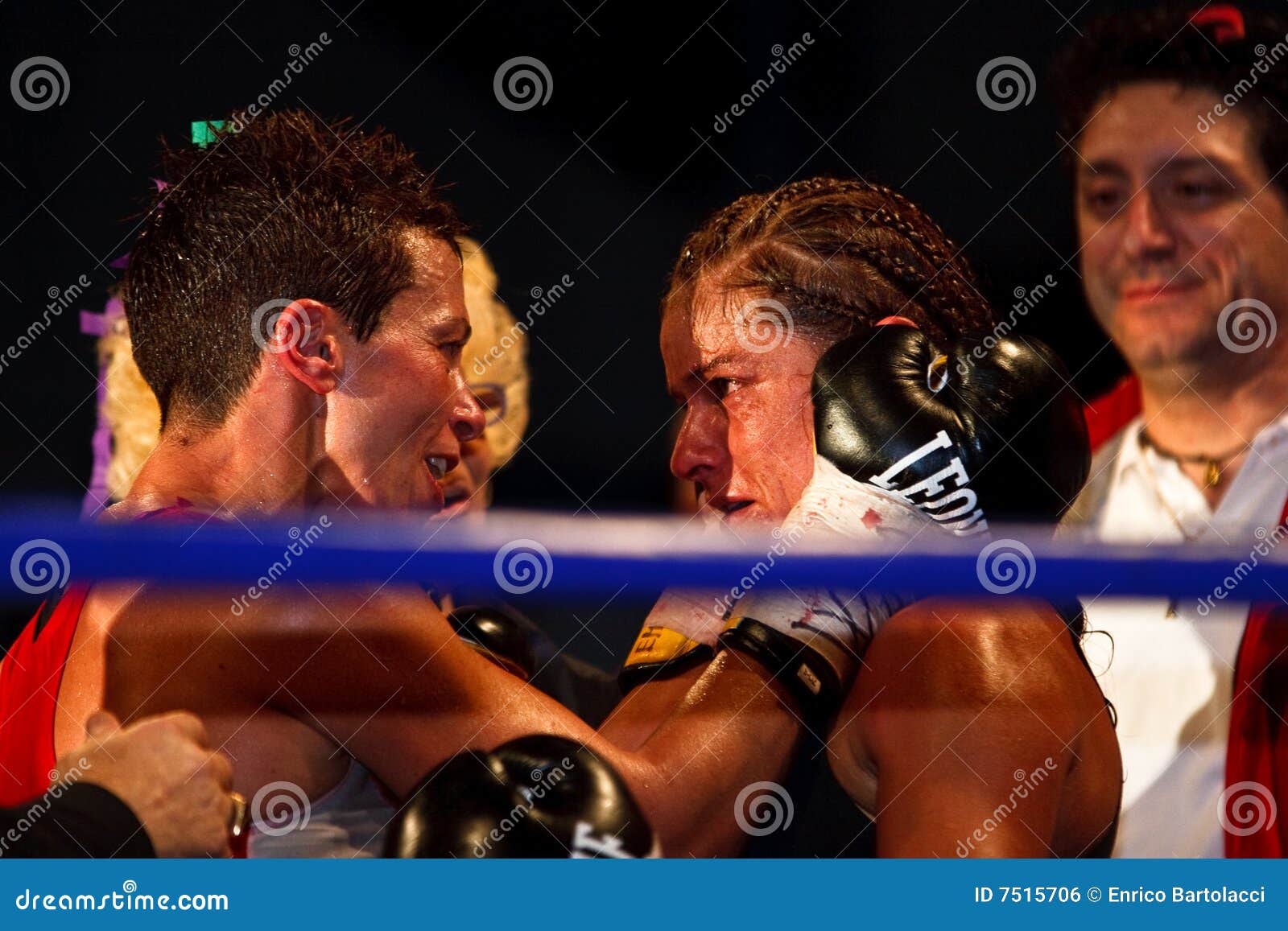 Emanuela Pantani Vs Bettina Garino - WBA BOXE Editorial Photo - Image ...