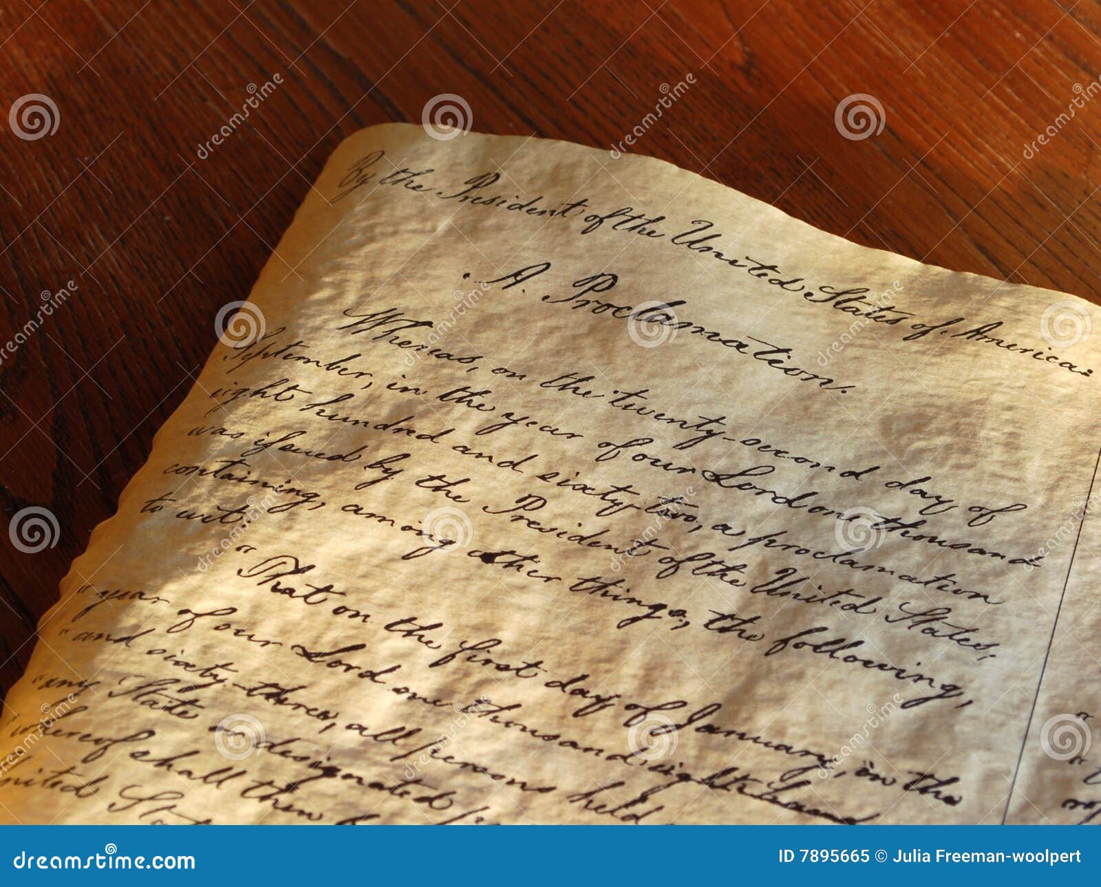 Emanzipation-Proklamation stockbild. Bild von sklave, emanzipation ...