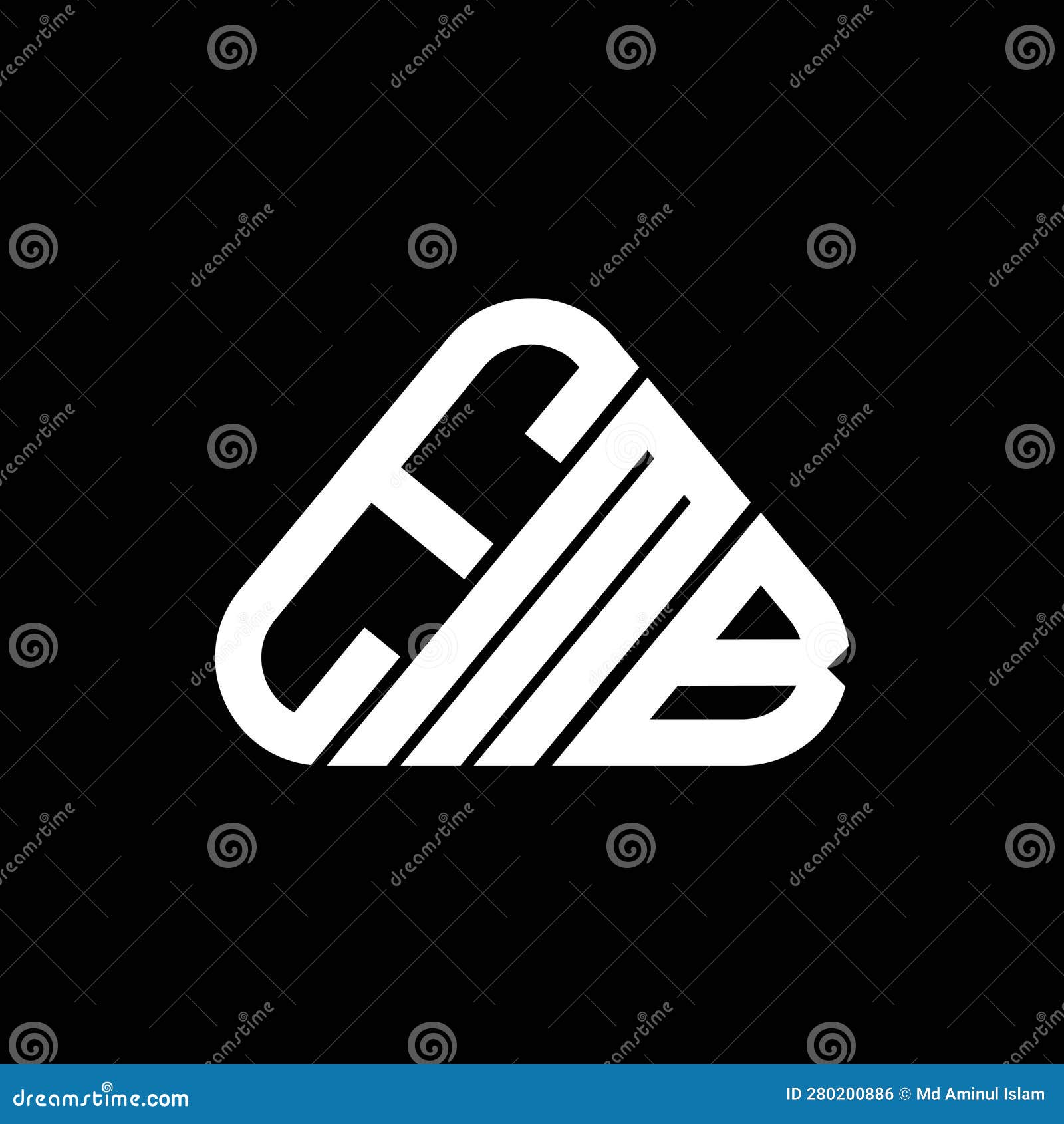 EMB Letter Logo Creative Design with Vector Graphic, EMB Simple and ...