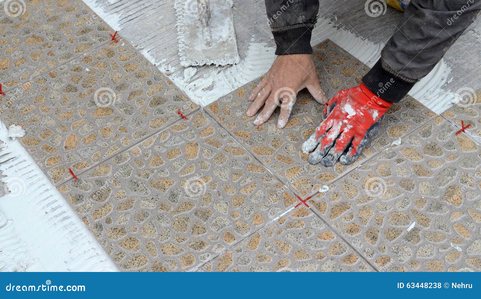 Embaldosado del suelo foto de archivo. Imagen de arte - 63448238