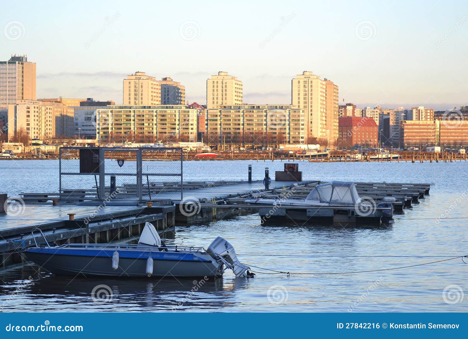 Embankment in Helsinki, Finland Stock Photo - Image of berthage, city ...