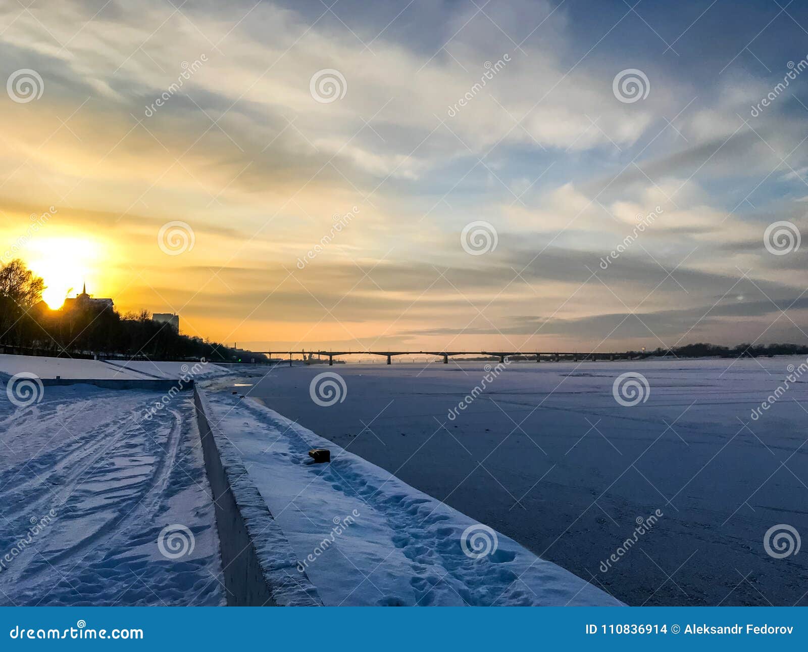 Embankment of the Kama River in Perm Stock Photo - Image of landscape ...