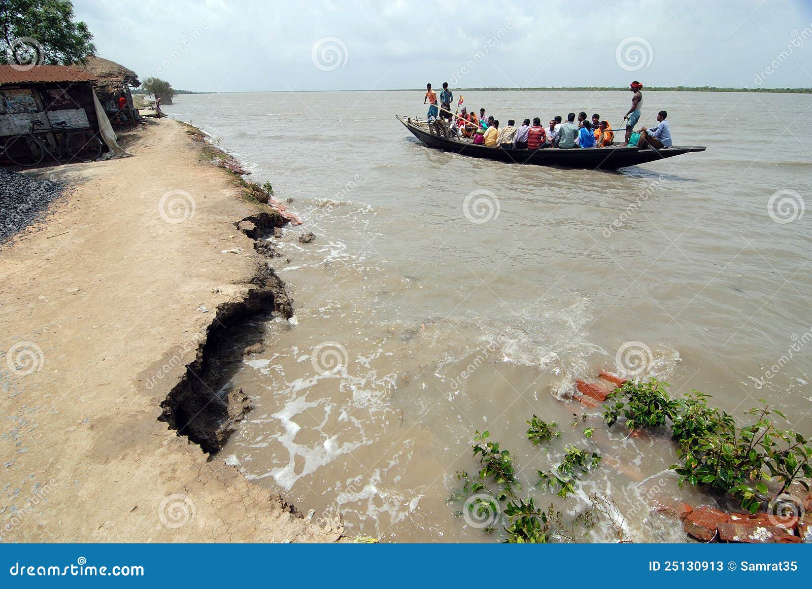 Embankment Problem in Sundarban Editorial Stock Photo - Image of ...