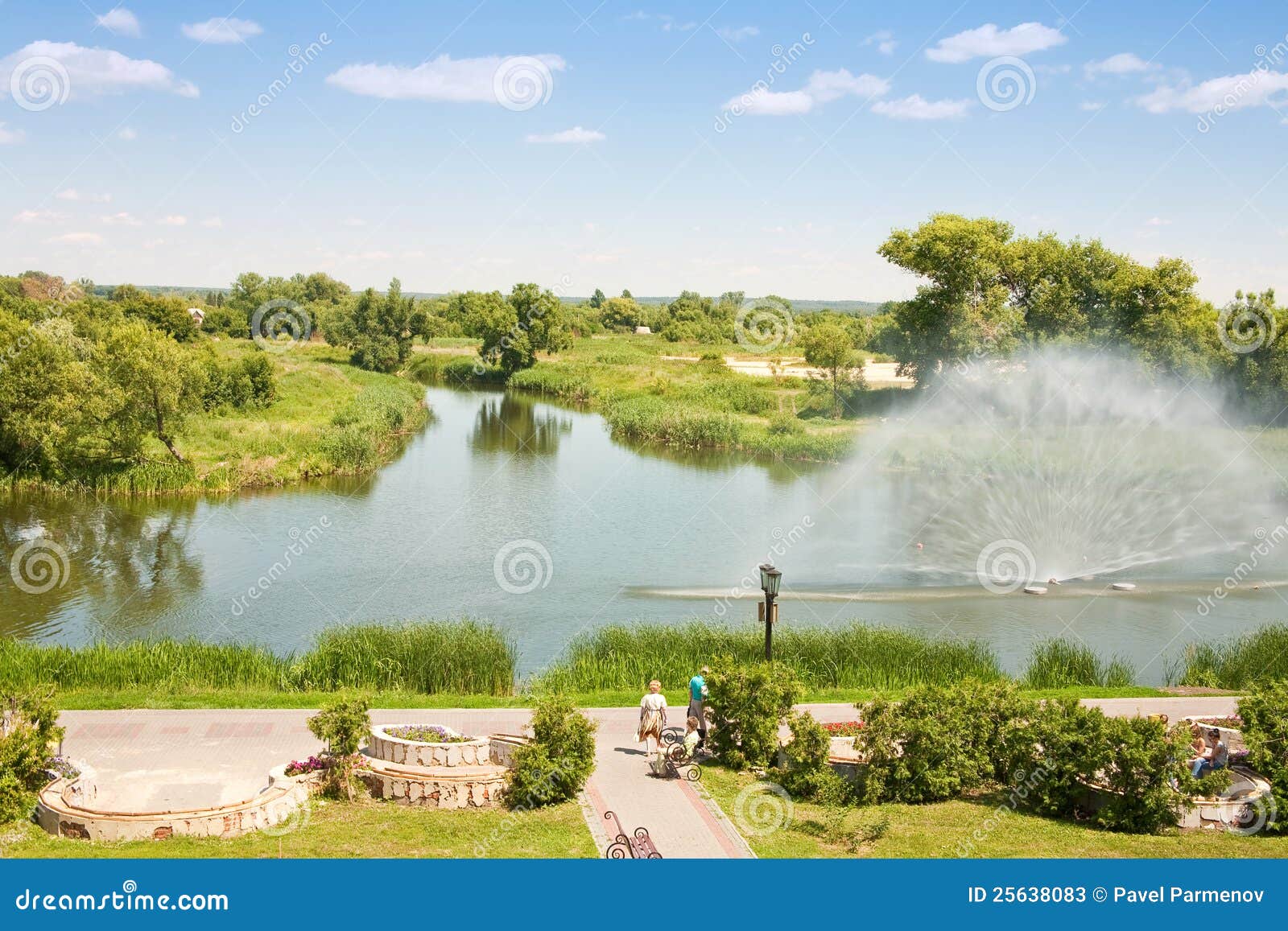 Embankment of the River Tsna Stock Image - Image of plant, embankment ...