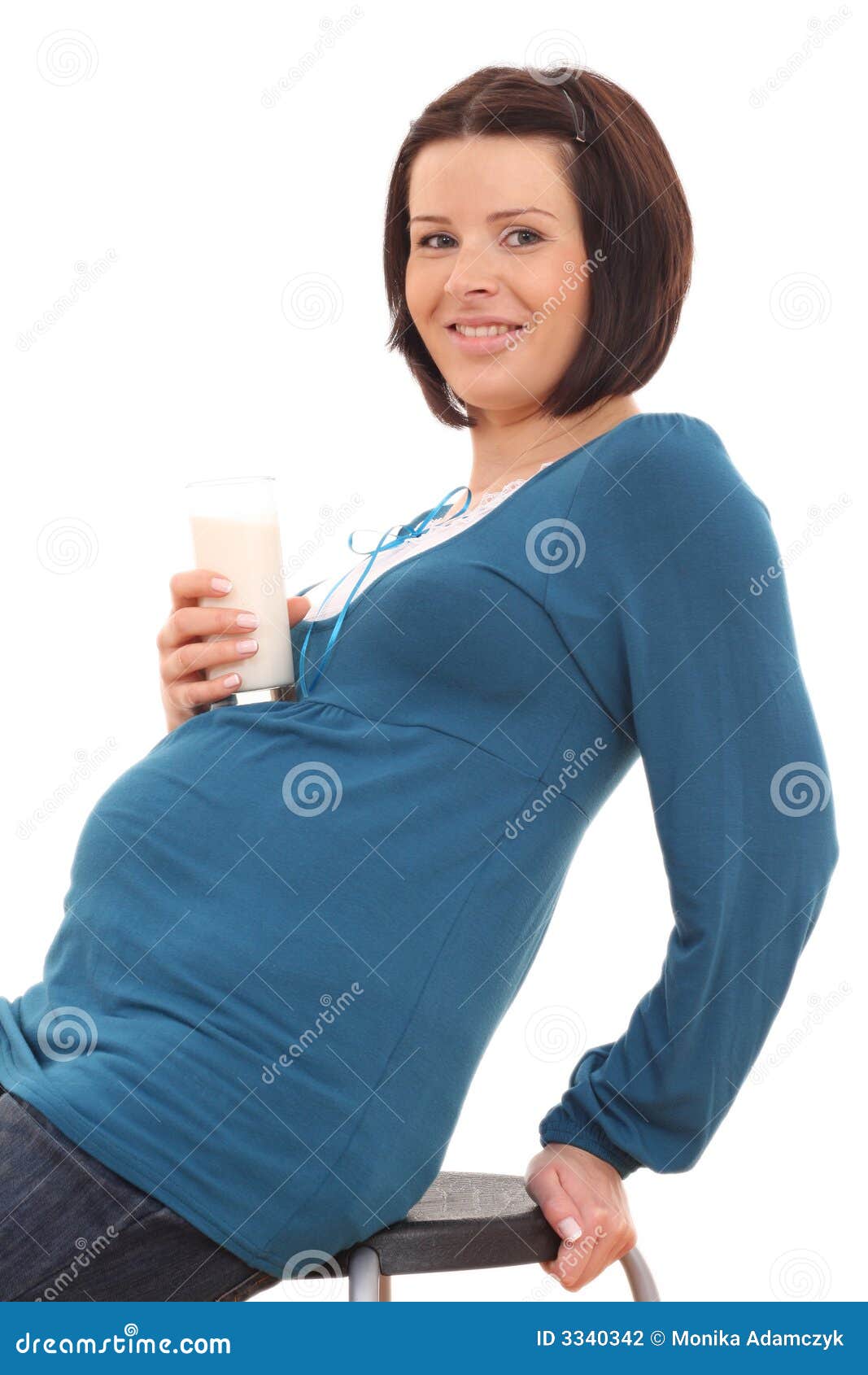 Embarazado sano foto de archivo. Imagen de sano, bebé - 3340342